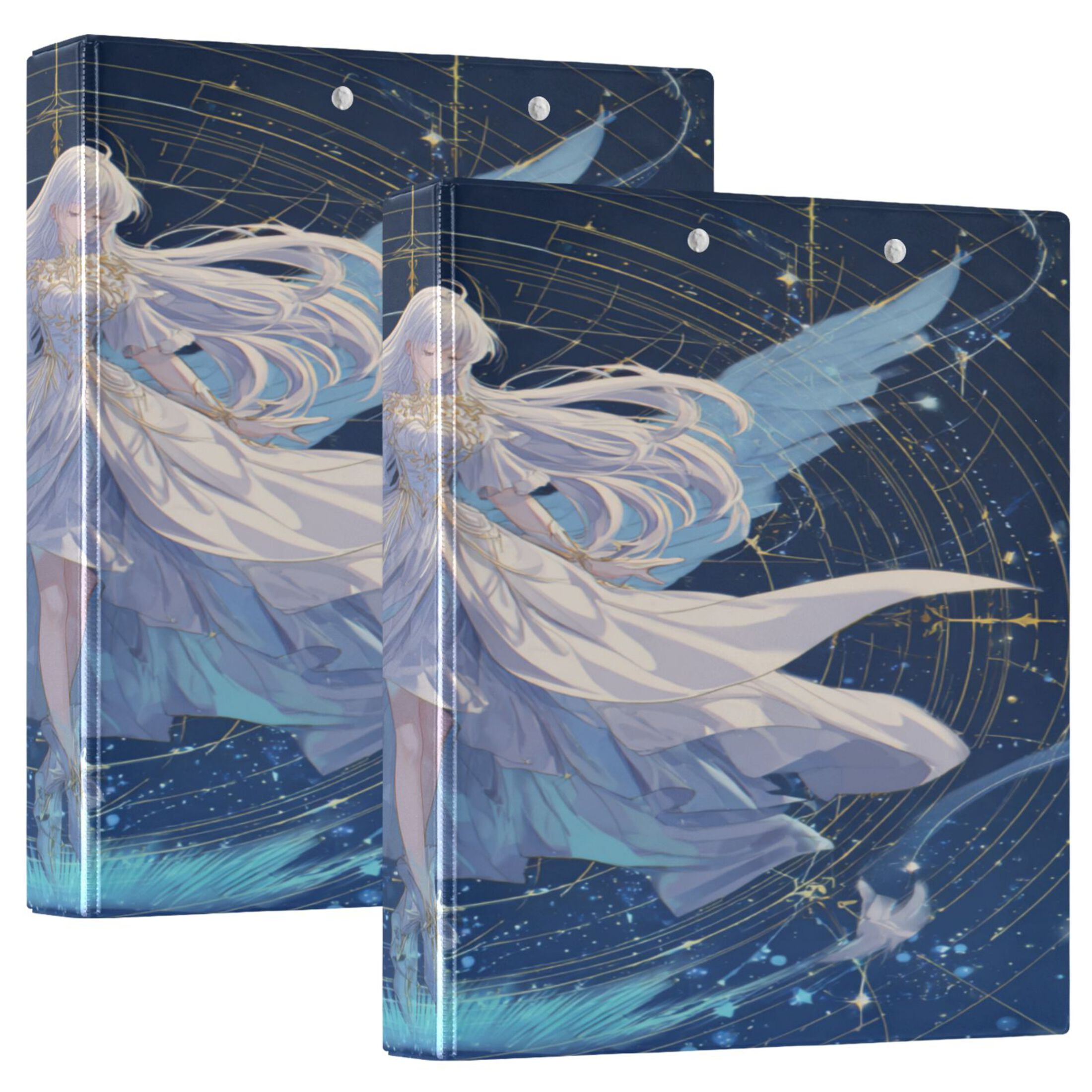 3 Ring Binder 1.5 inch Round Rings with Interior Pockets Binders ...