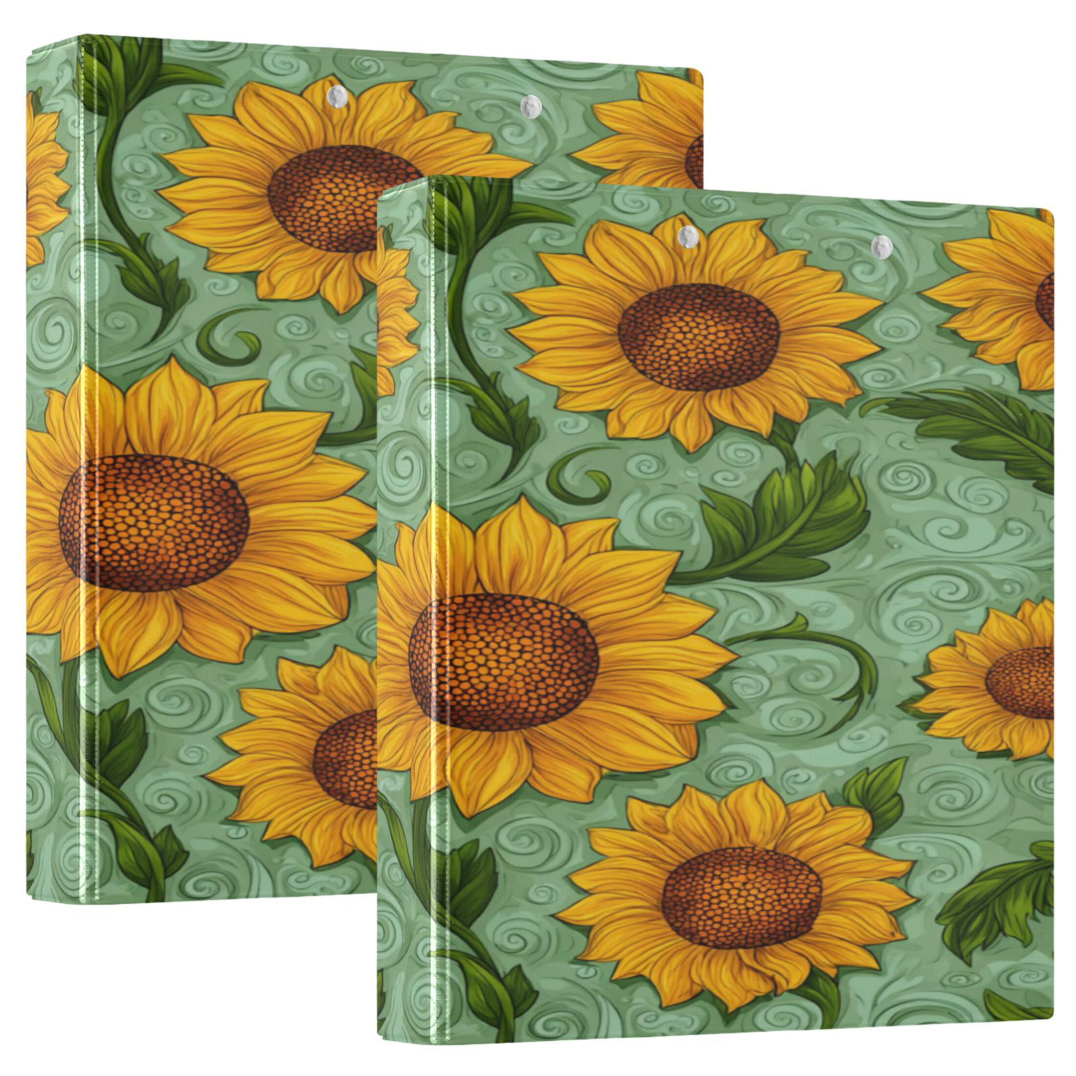 3 Ring Binder 1.5 inch Round Rings with Interior Pockets Binders ...