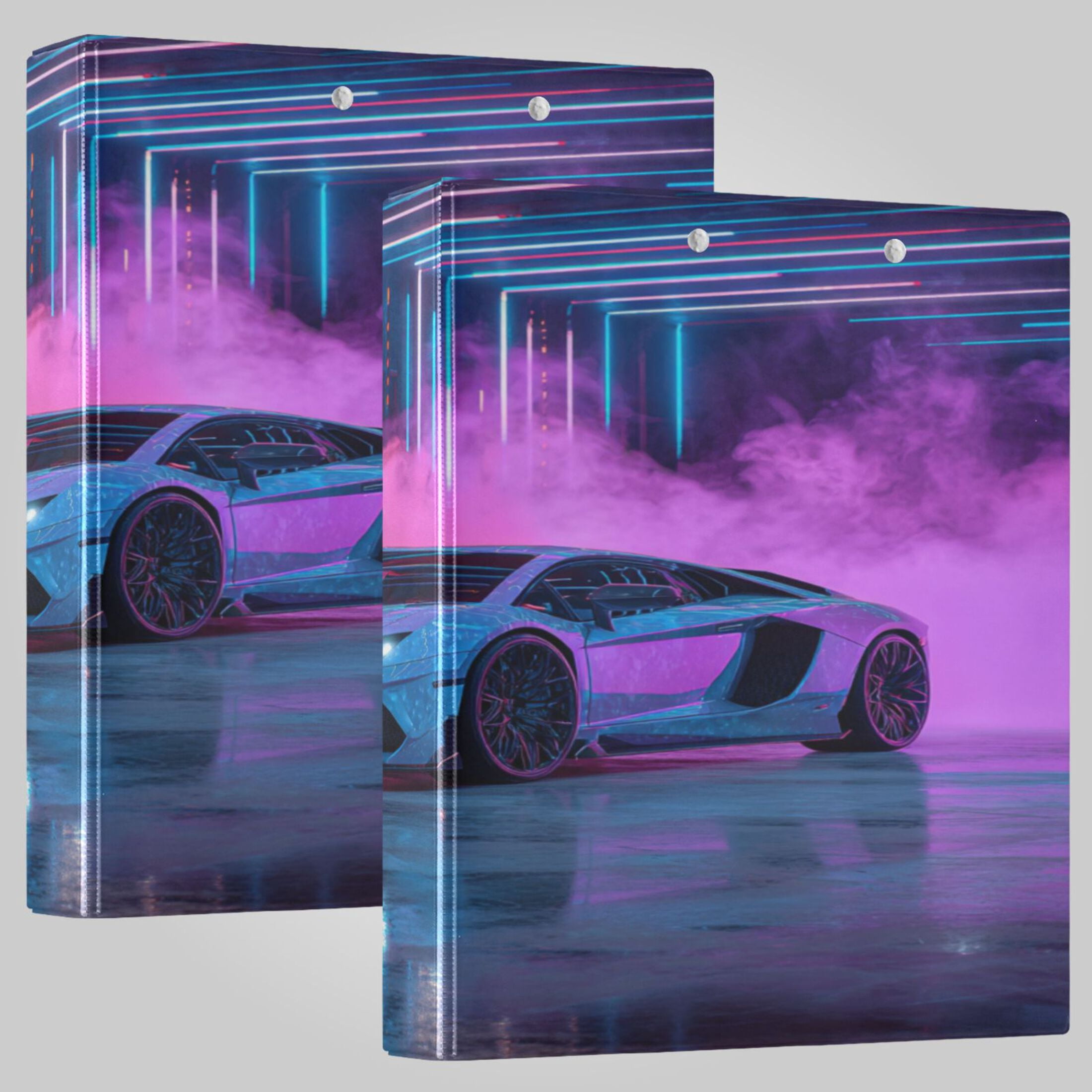 3 Ring Binder 1.5 inch Round Rings with Interior Pockets Binders ...