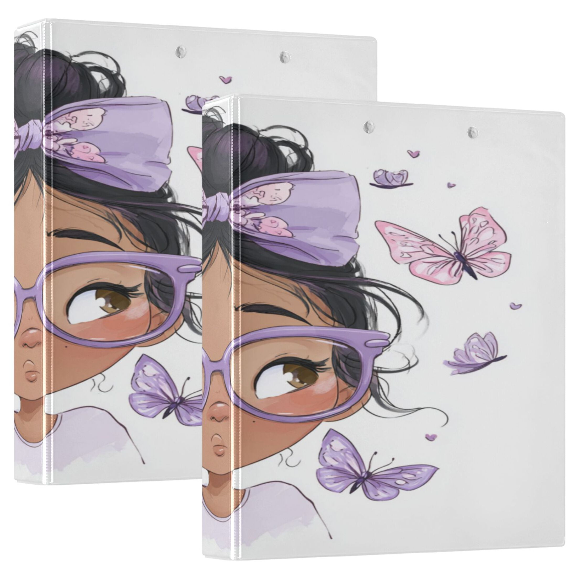 3 Ring Binder 1.5 inch Round Rings with Interior Pockets Binders ...