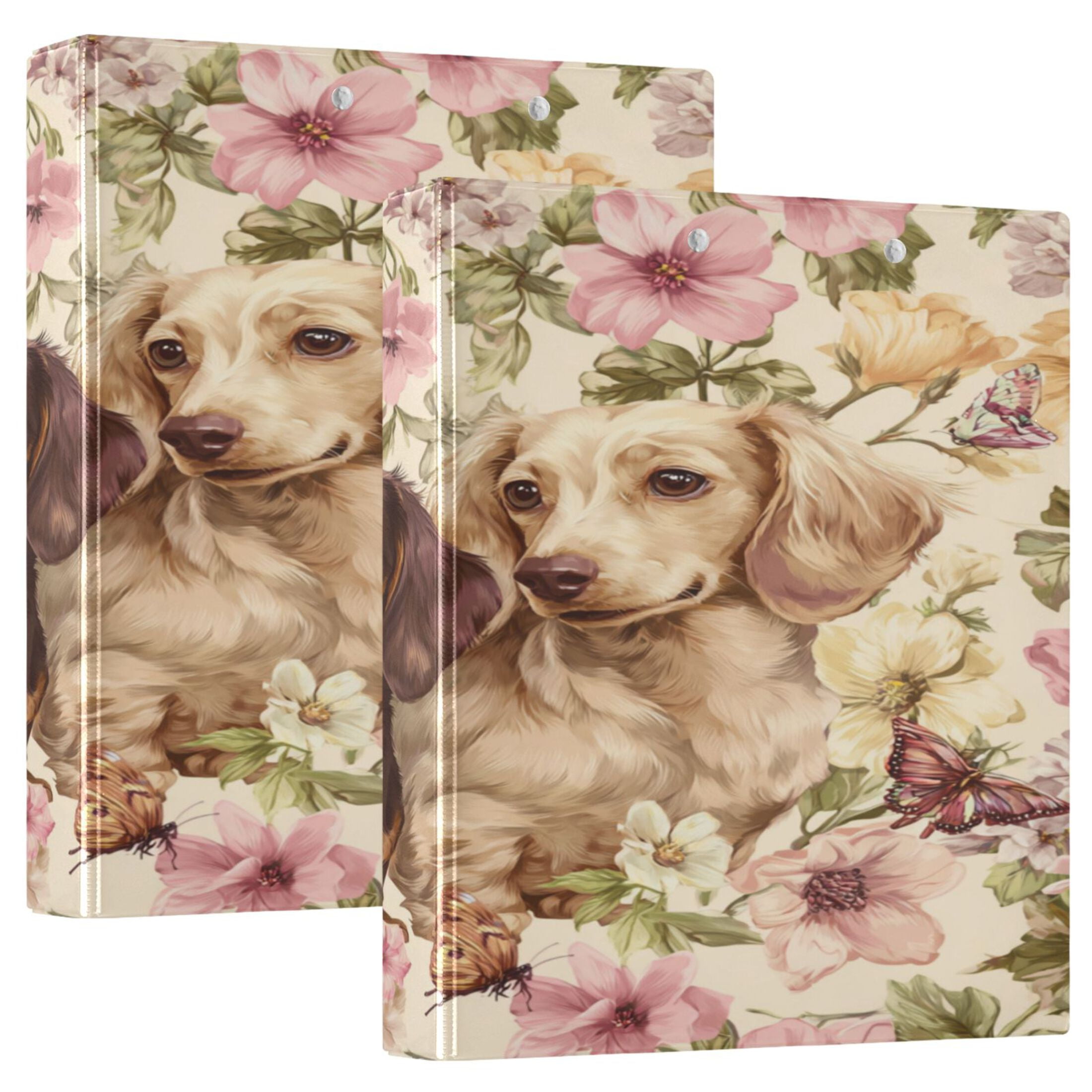 3 Ring Binder 1.5 inch Round Rings with Interior Pockets Binders ...
