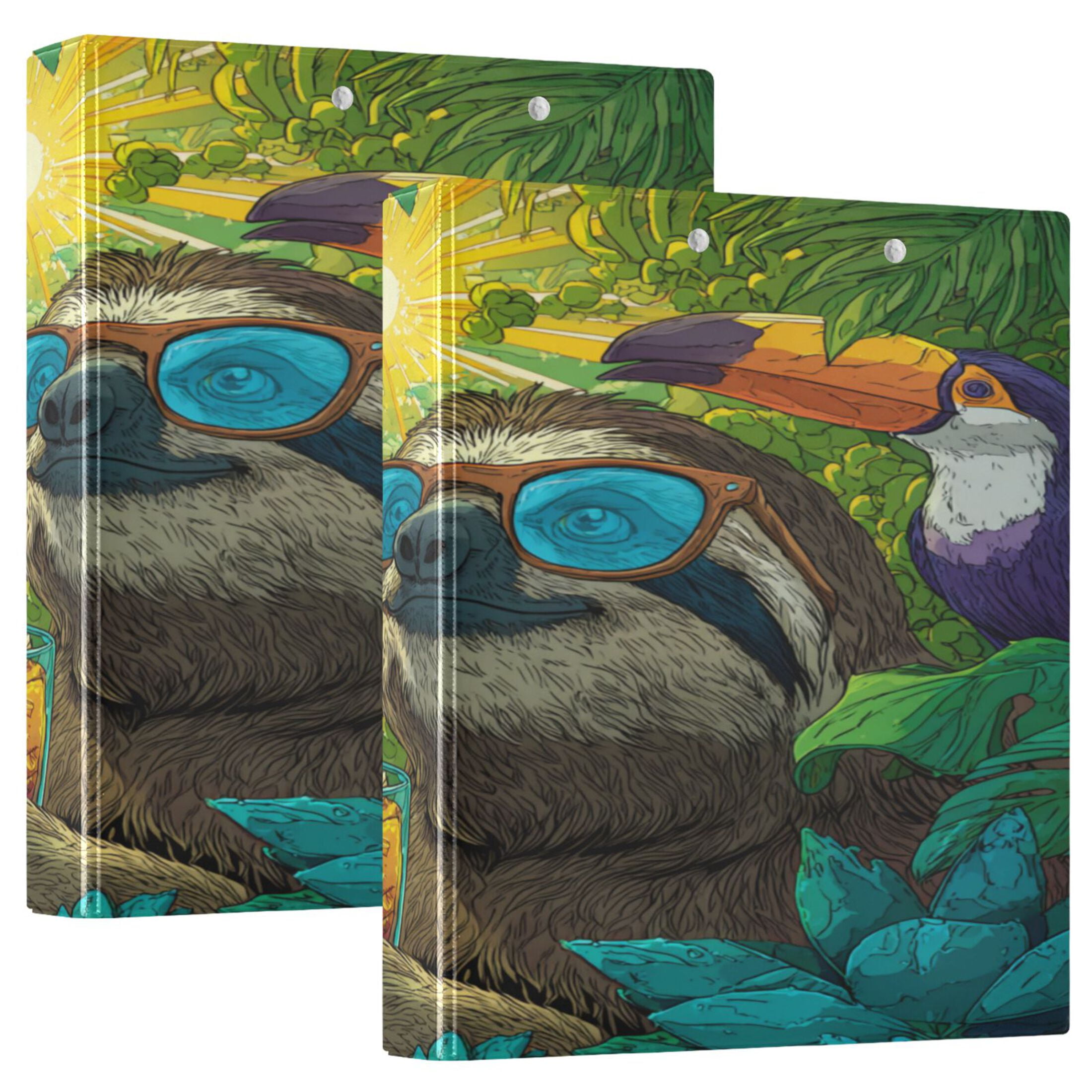 3 Ring Binder 1.5 inch Round Rings with Interior Pockets Binders ...