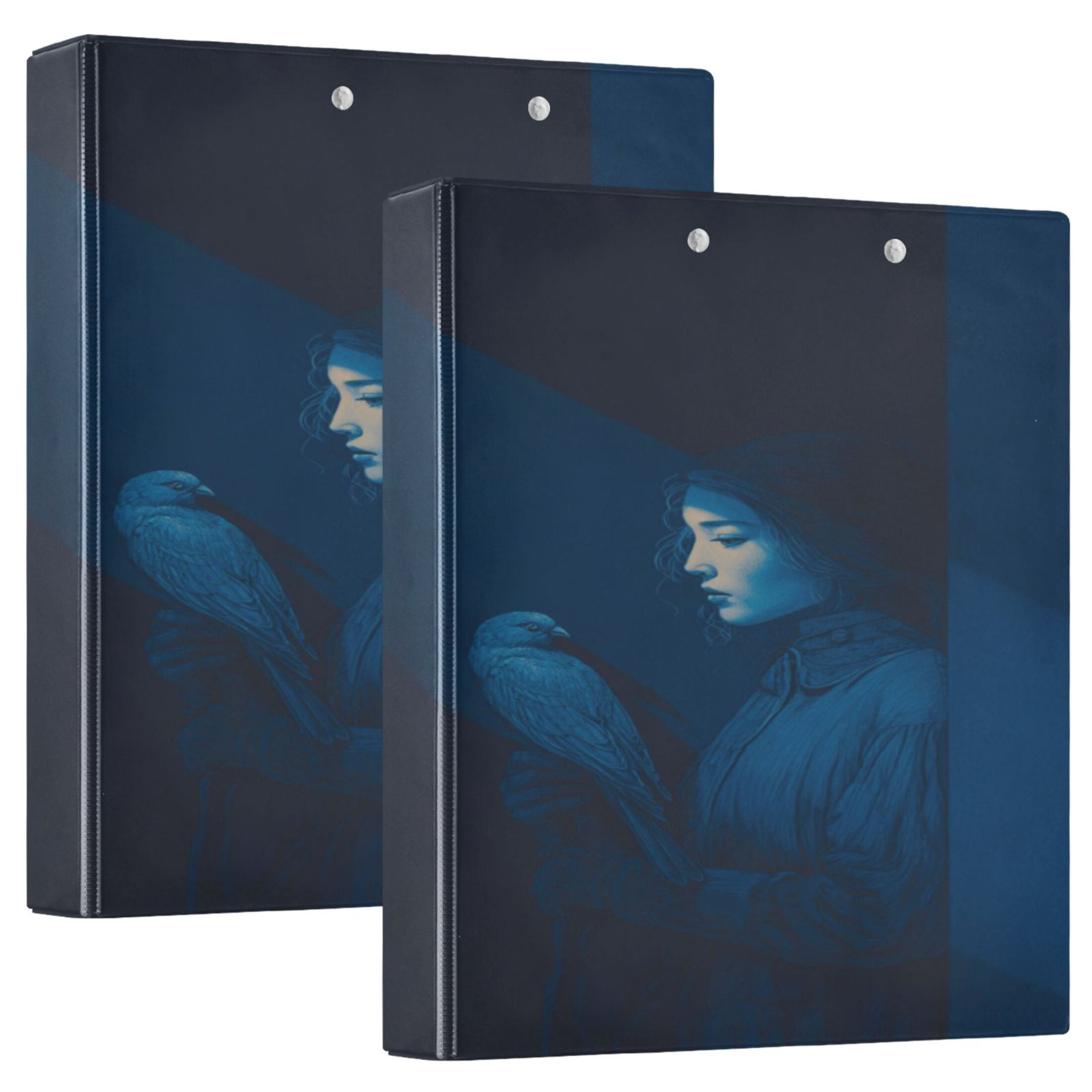 3 Ring Binder 1.5 inch Round Rings with Interior Pockets Binders ...