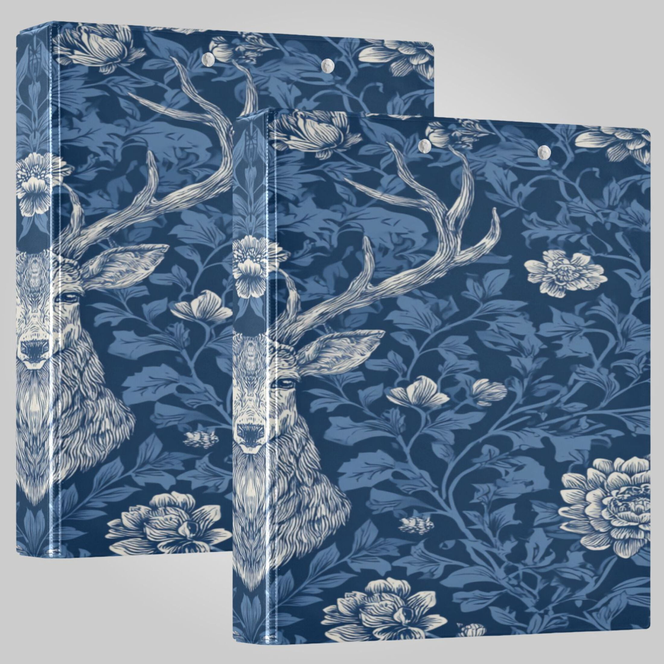 3 Ring Binder 1.5 inch Round Rings with Interior Pockets Binders ...