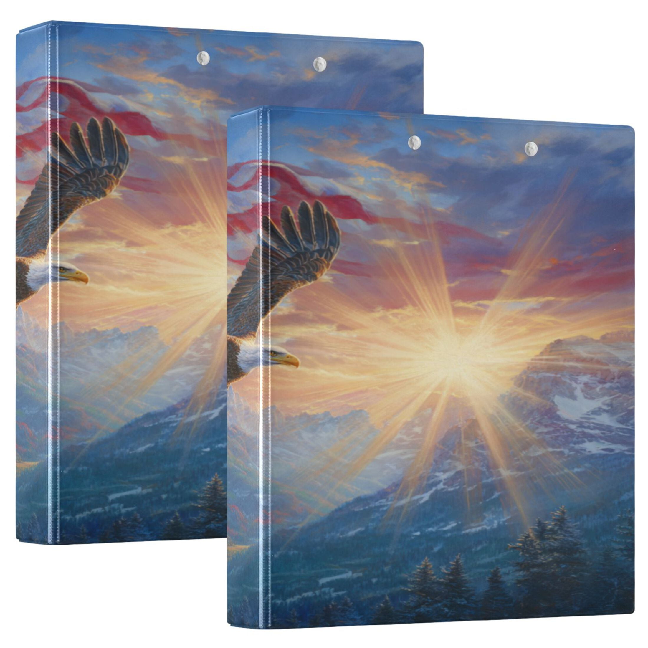3 Ring Binder 1.5 inch Round Rings with Interior Pockets Binders ...