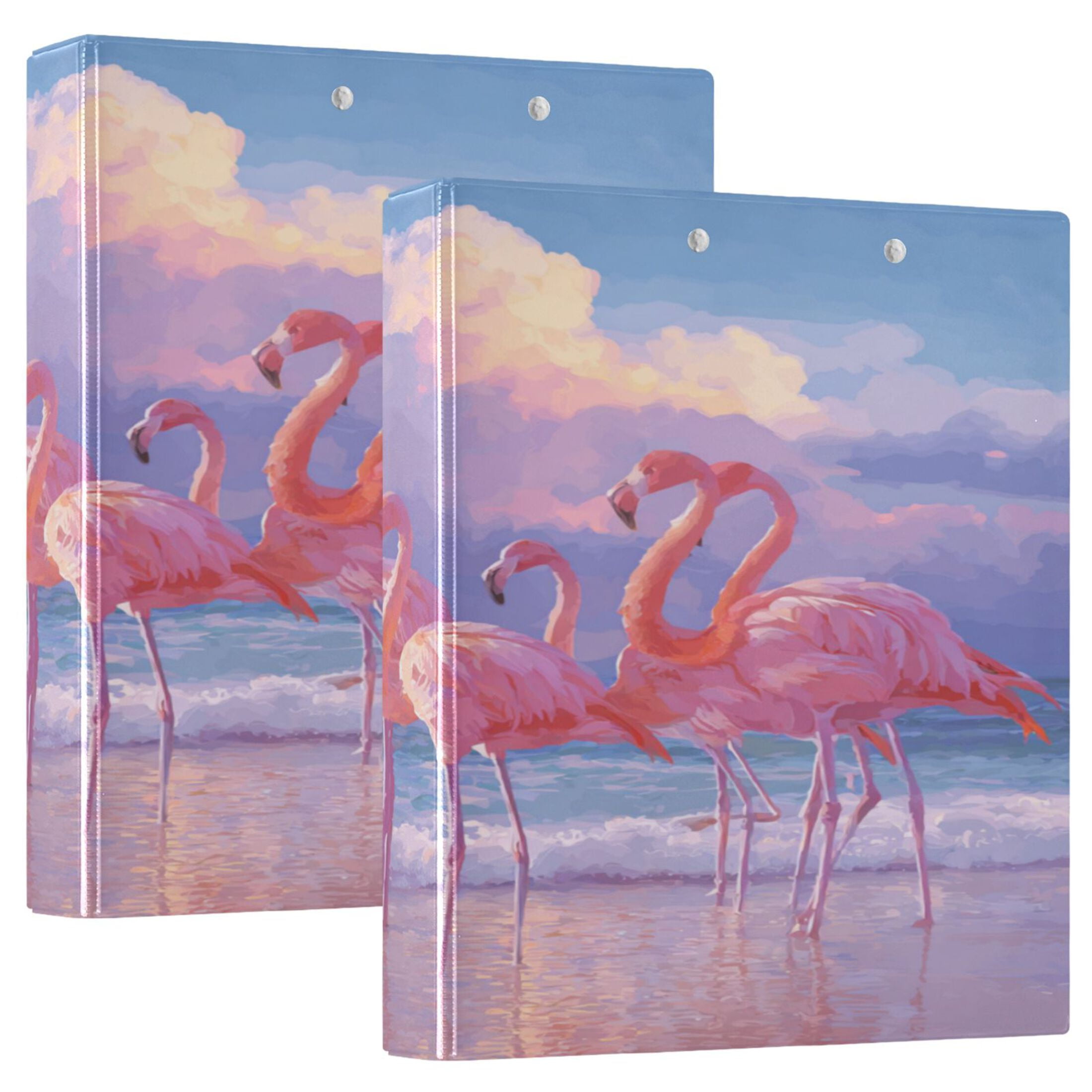 3 Ring Binder 1.5 inch Round Rings with Interior Pockets Binders ...