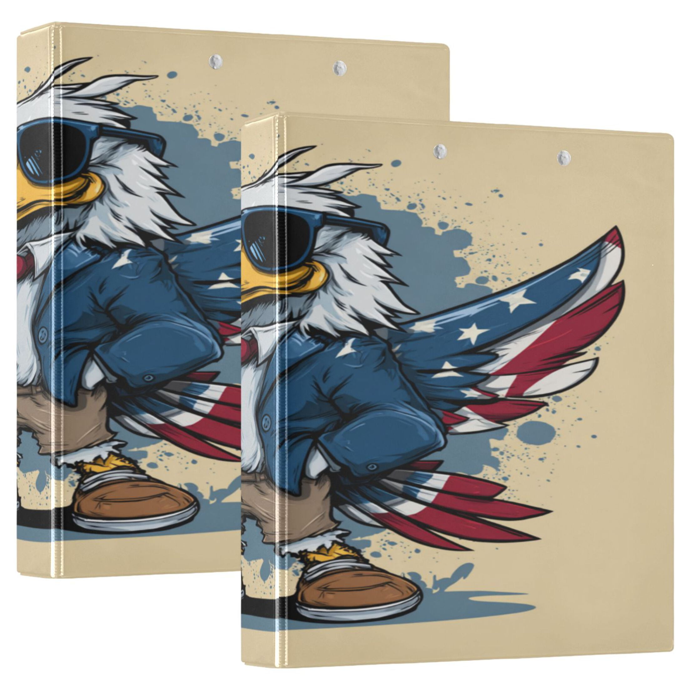 3 Ring Binder 1.5 inch Round Rings with Interior Pockets Binders ...