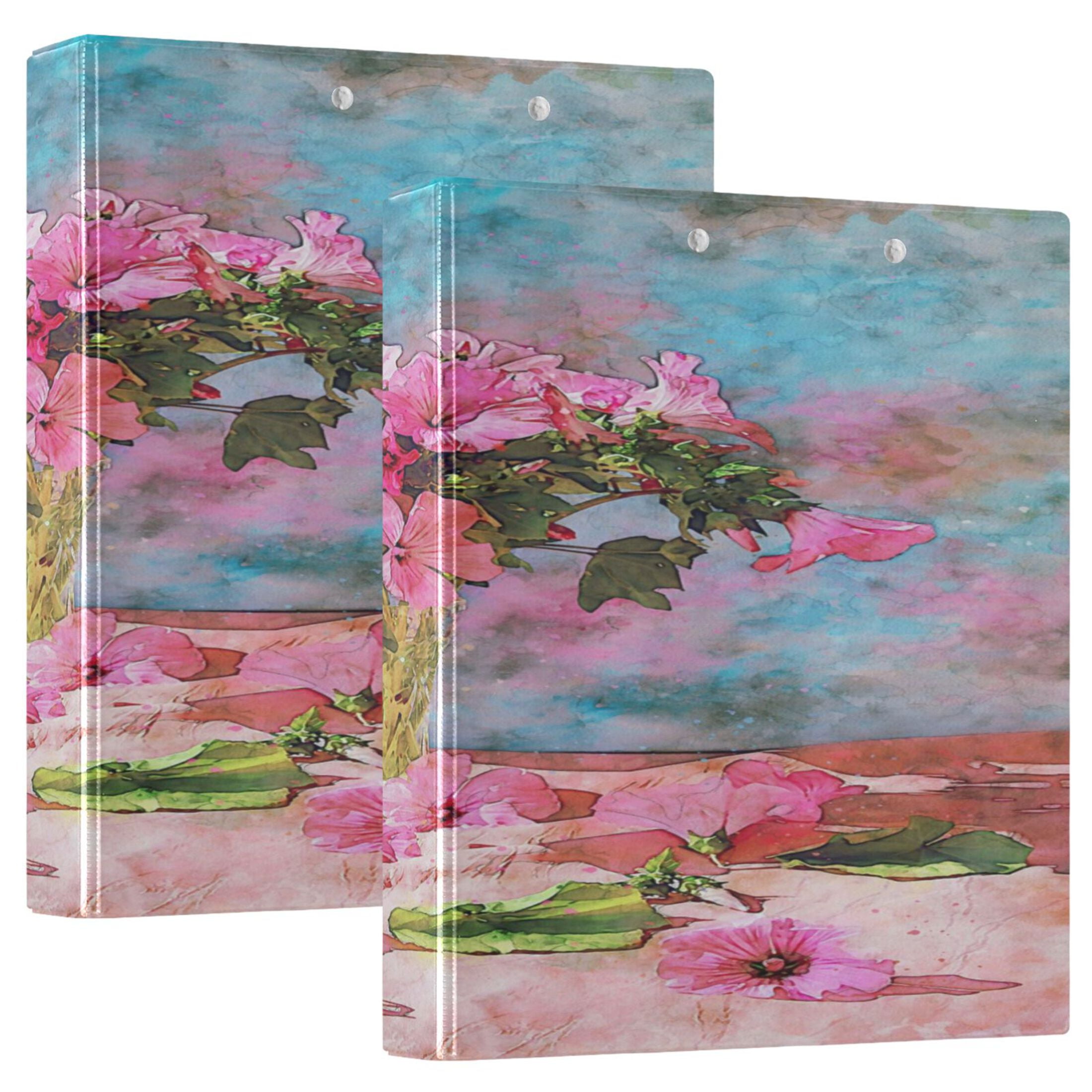 3 Ring Binder 1.5 inch Round Rings with Interior Pockets Binders ...