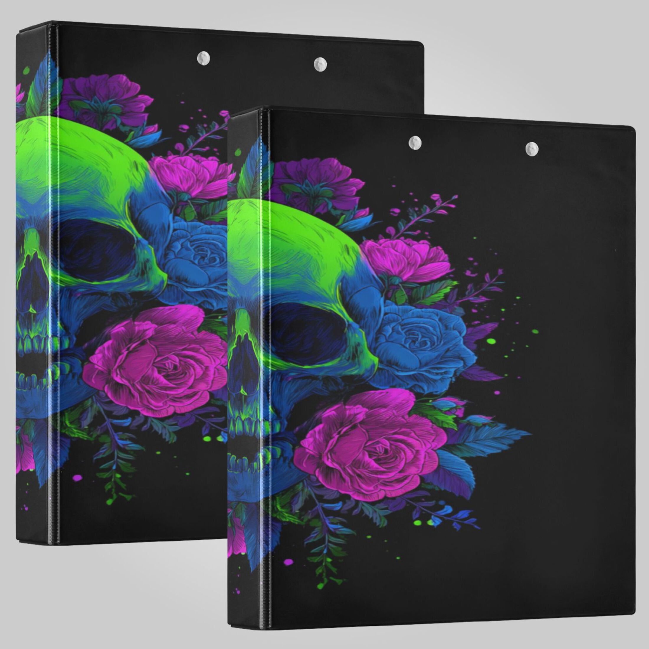 3 Ring Binder 1.5 inch Round Rings with Interior Pockets Binders ...