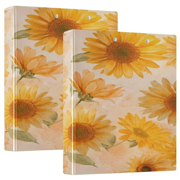 3 Ring Binder 1.5 inch Round Rings with Interior Pockets Binders ...