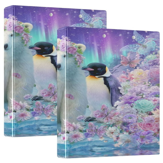 3 Ring Binder 1.5 inch Round Rings with Interior Pockets Binders ...