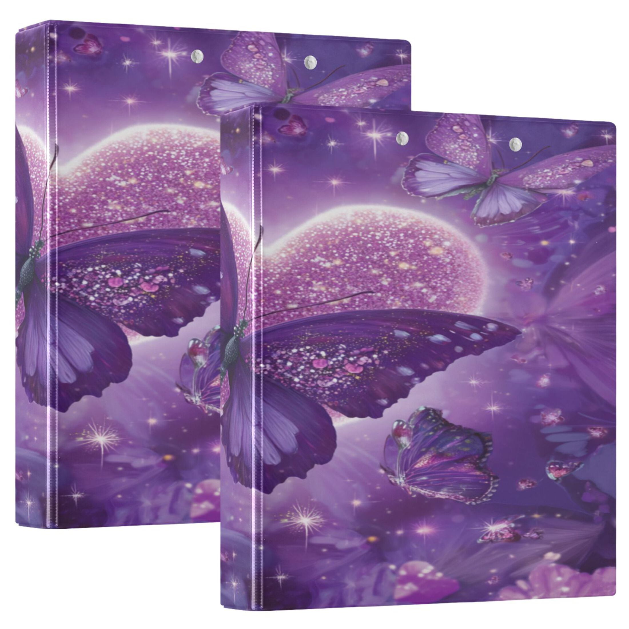 3 Ring Binder 1.5 inch Round Rings with Interior Pockets Binders ...