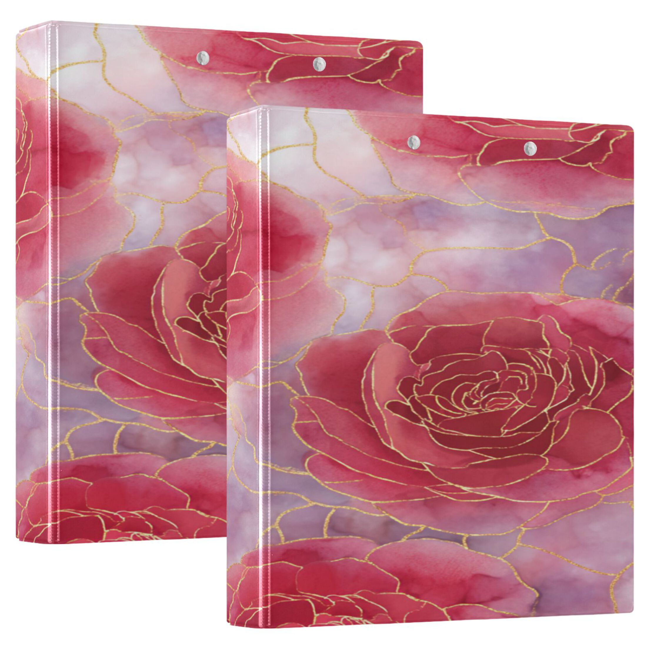 3 Ring Binder 1.5 inch Round Rings with Interior Pockets Binders ...
