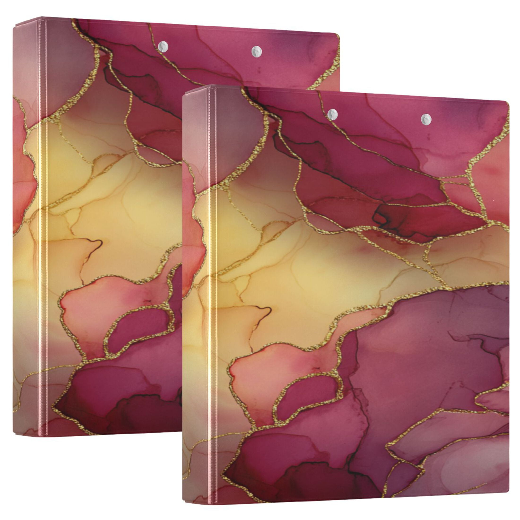 3 Ring Binder 1.5 inch Round Rings with Interior Pockets Binders ...