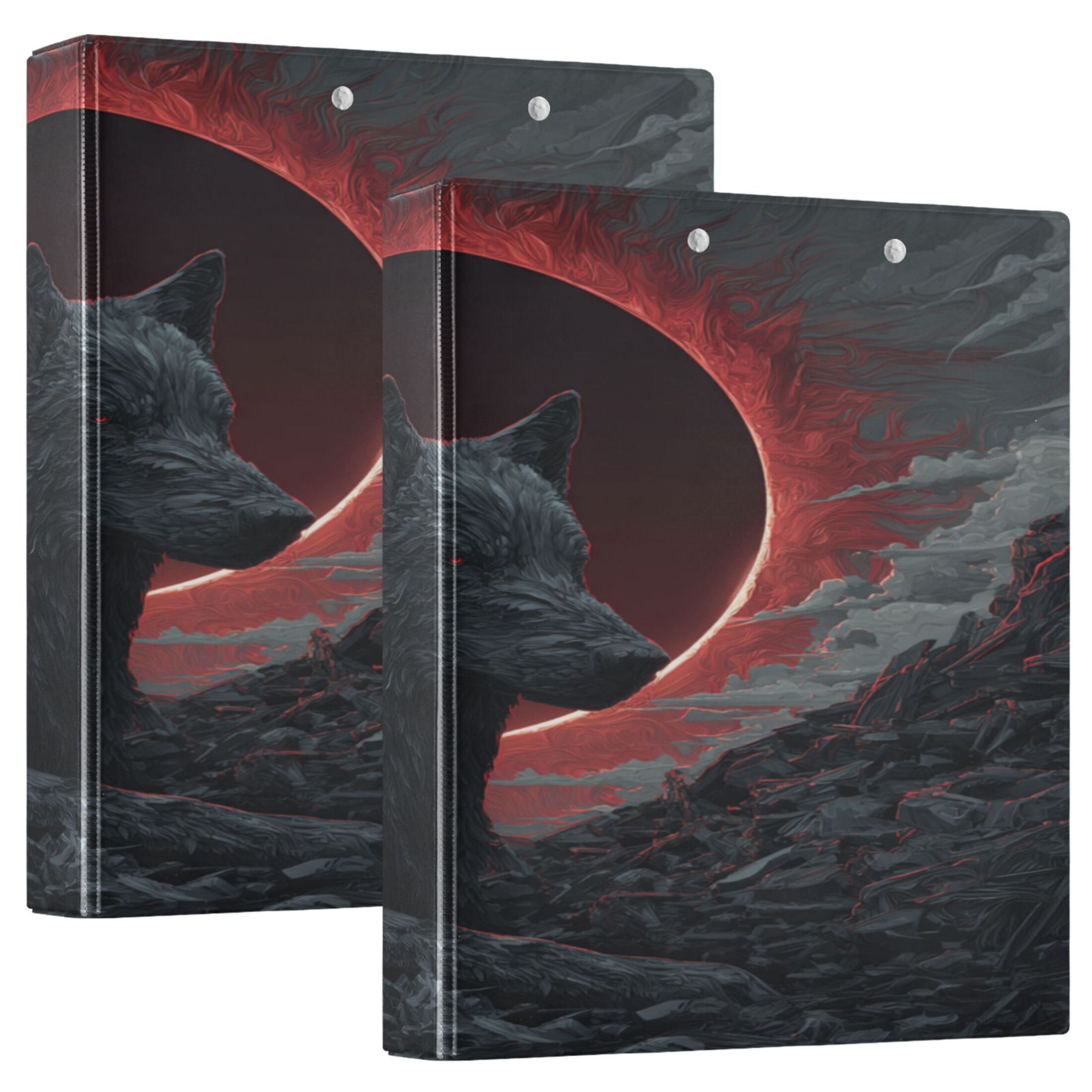 3 Ring Binder 1.5 inch Round Rings with Interior Pockets Binders ...