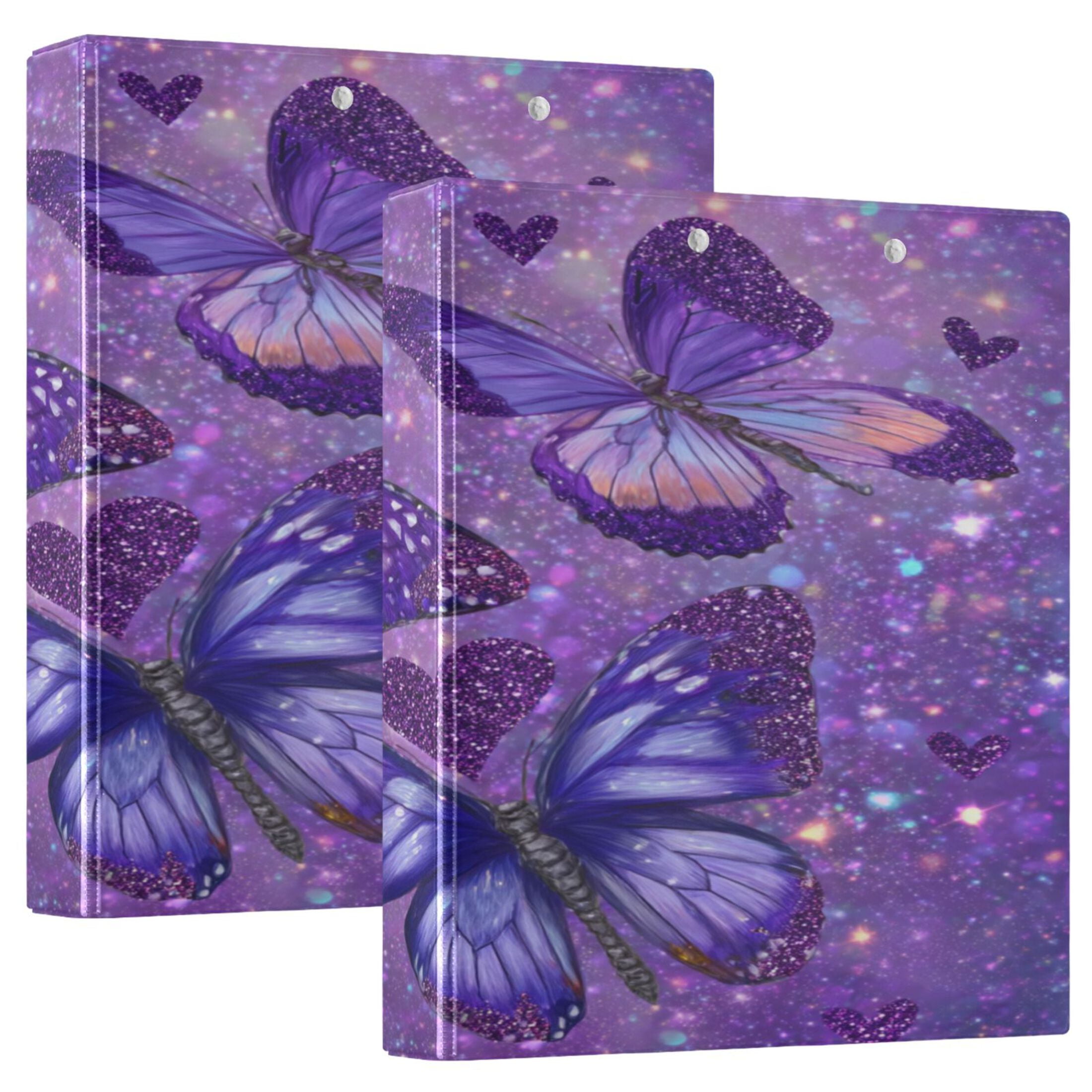 3 Ring Binder 1.5 inch Round Rings with Interior Pockets Binders ...