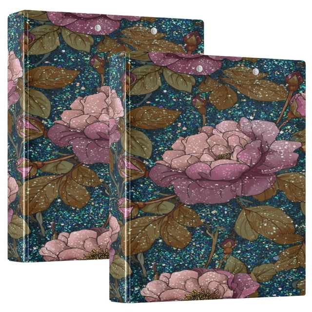 3 Ring Binder 1.5 inch Round Rings with Interior Pockets Binders ...