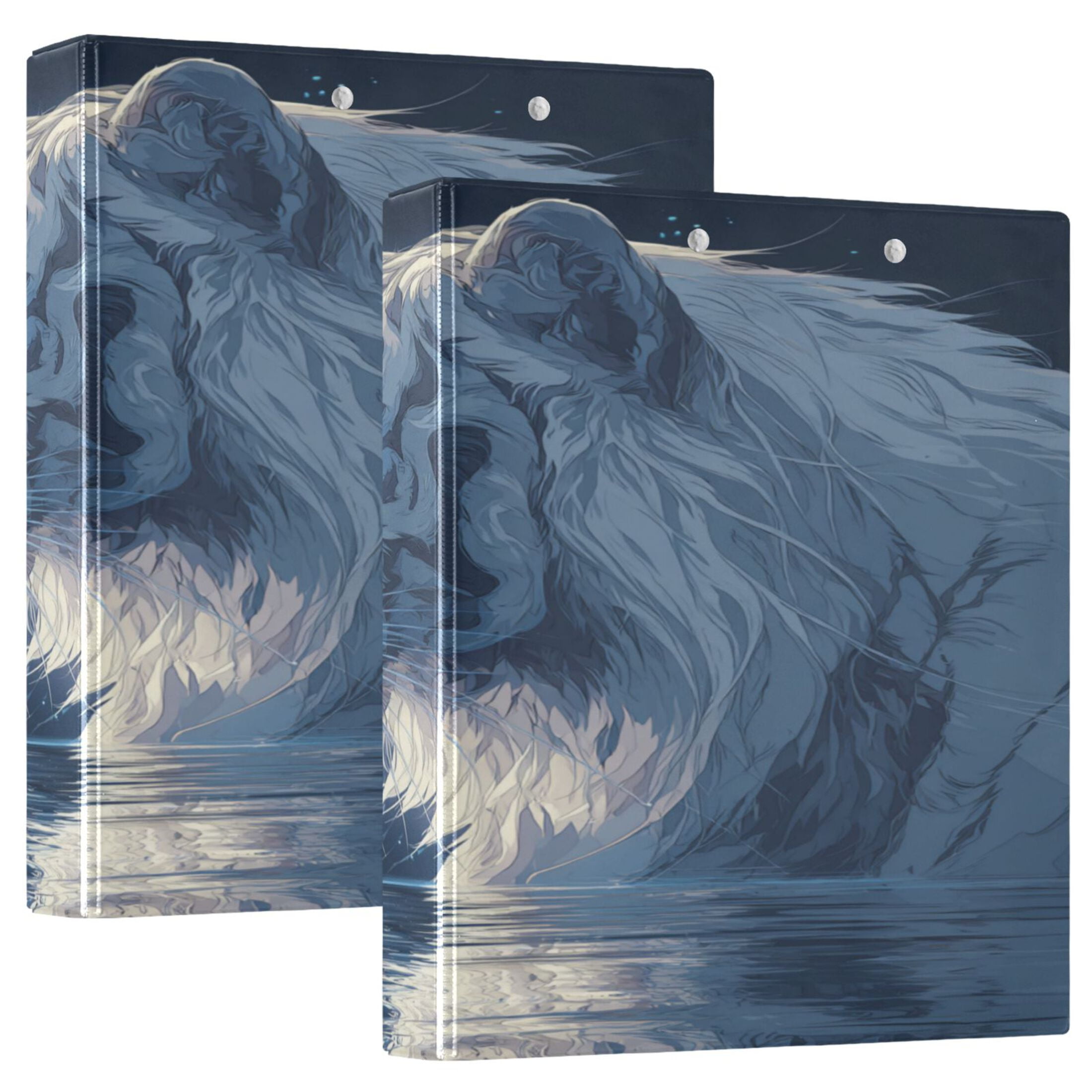 3 Ring Binder 1.5 inch Round Rings with Interior Pockets Binders ...
