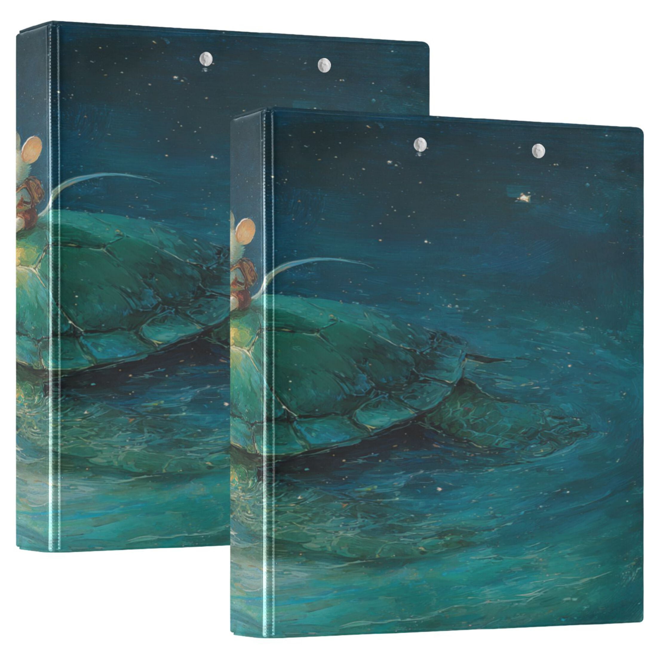 3 Ring Binder 1.5 inch Round Rings with Interior Pockets Binders ...