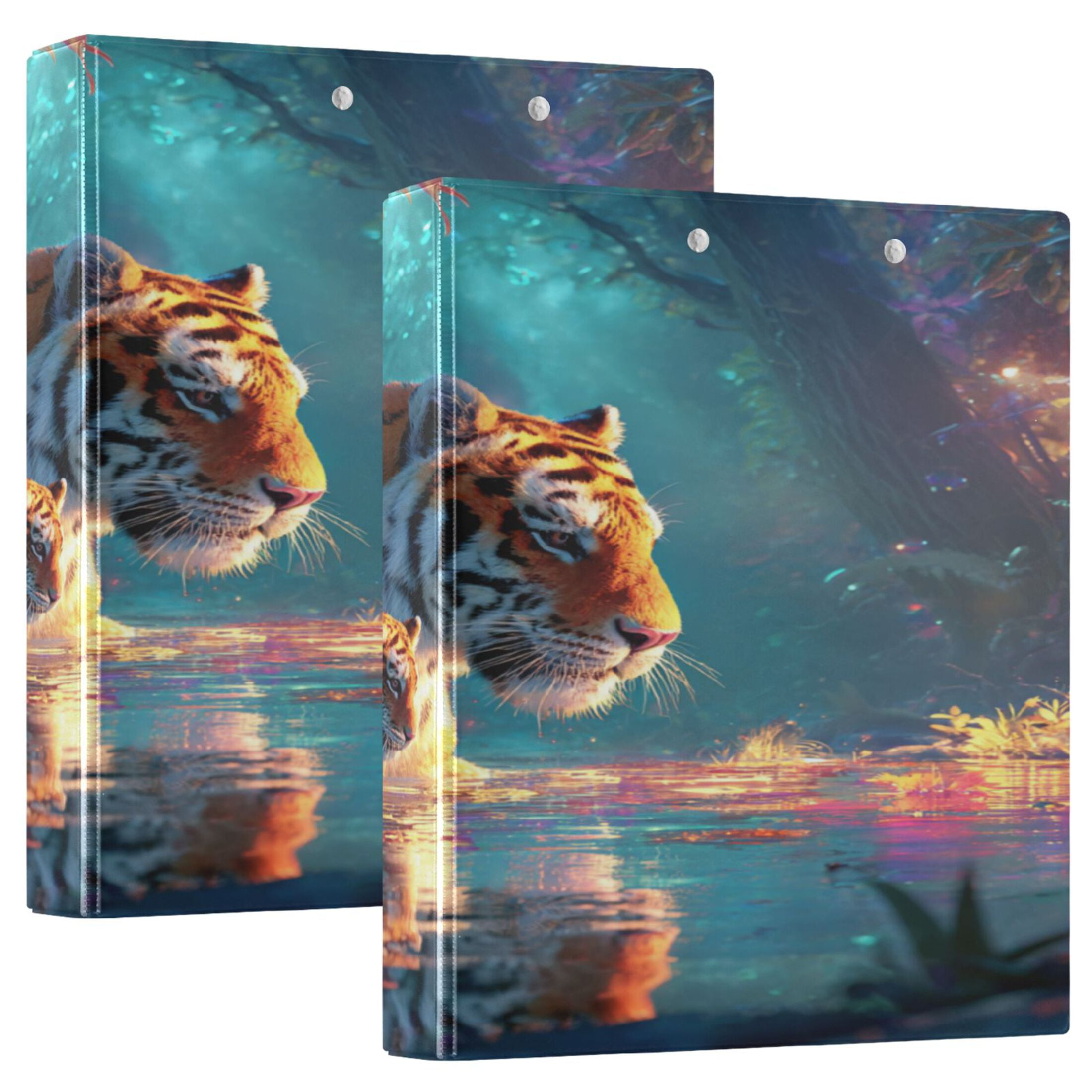 3 Ring Binder 1.5 inch Round Rings with Interior Pockets Binders ...