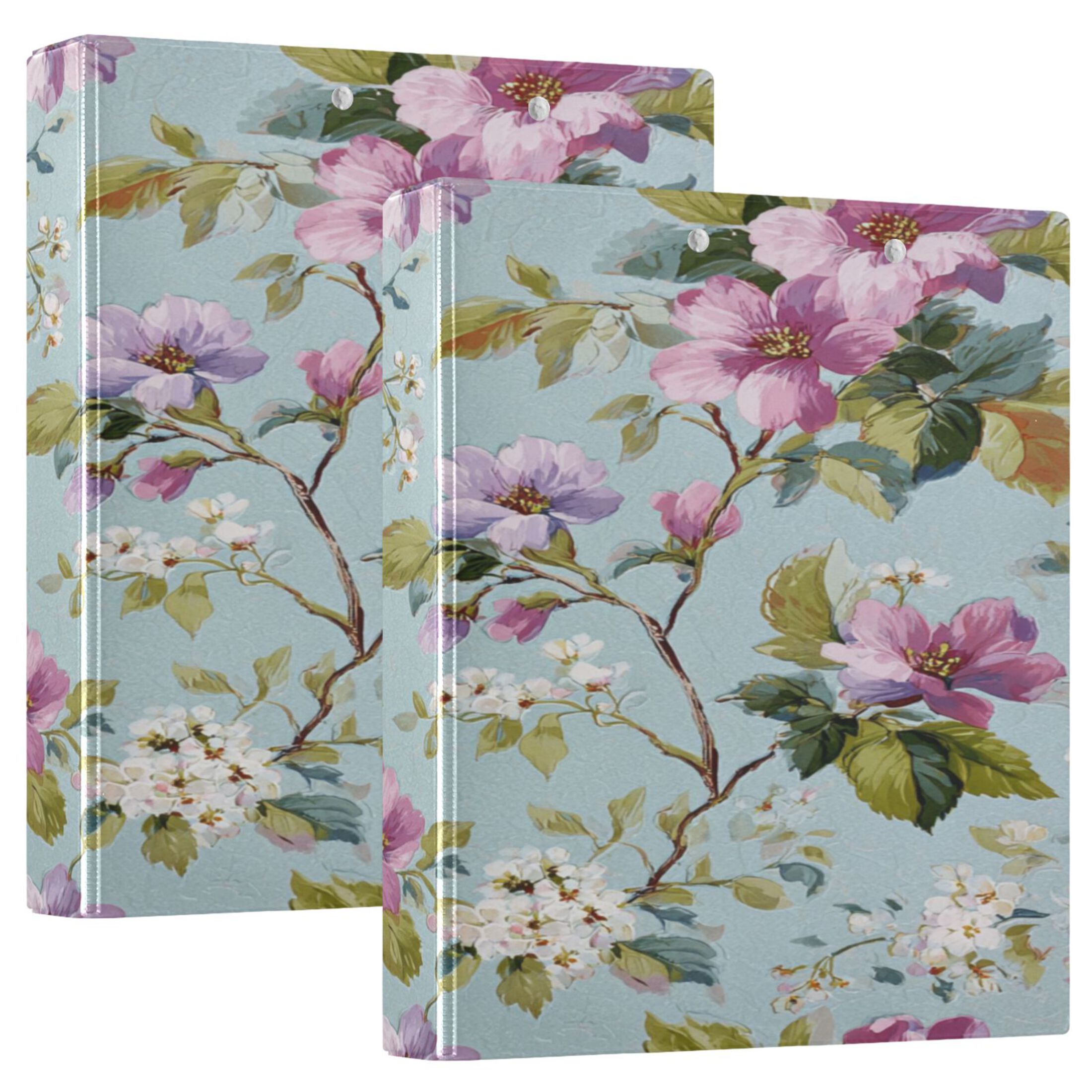 3 Ring Binder 1.5 inch Round Rings with Interior Pockets Binders ...