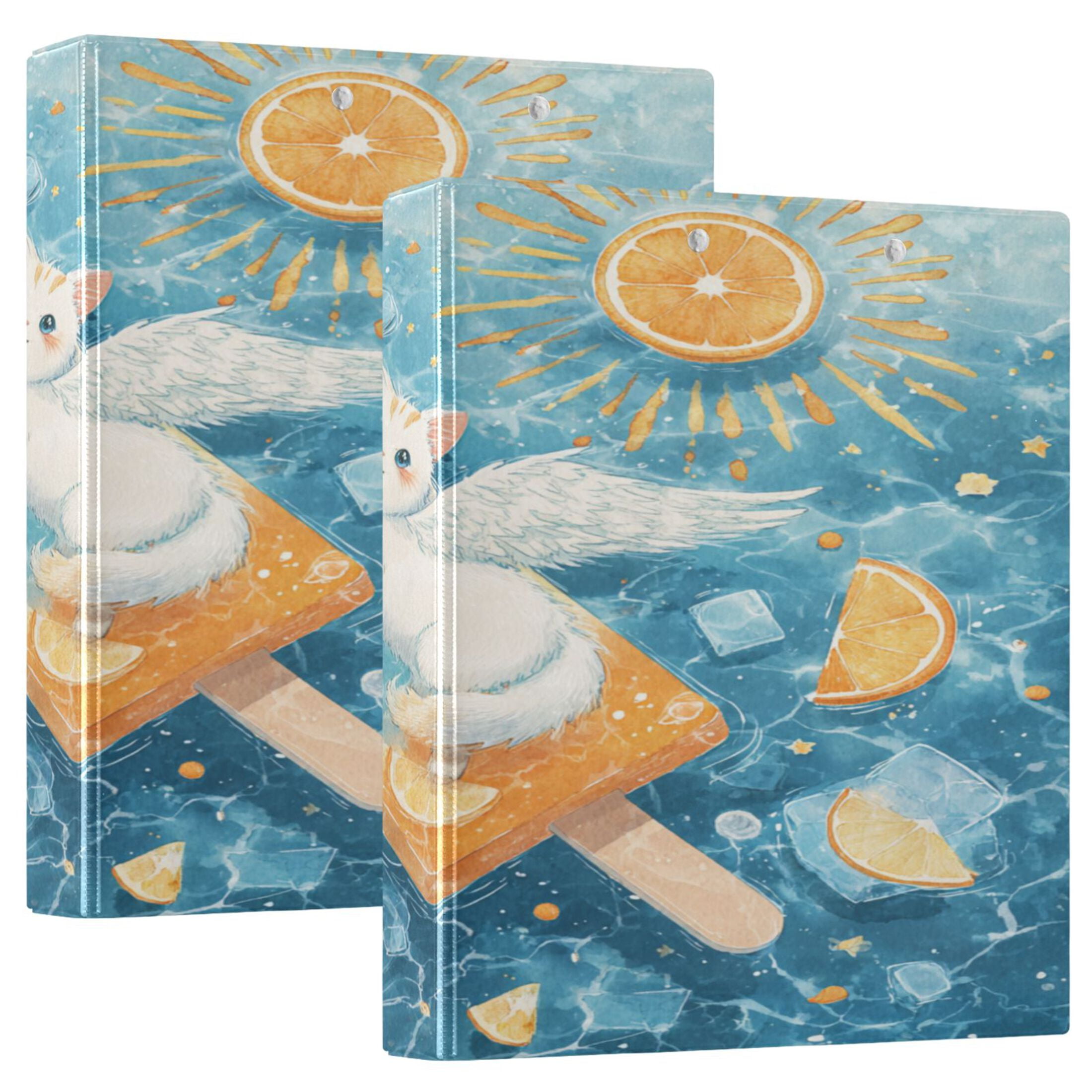 3 Ring Binder 1.5 inch Round Rings with Interior Pockets Binders ...