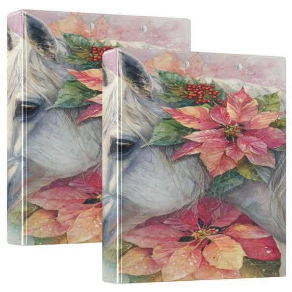 3 Ring Binder 1.5 inch Round Rings with Interior Pockets Binders ...