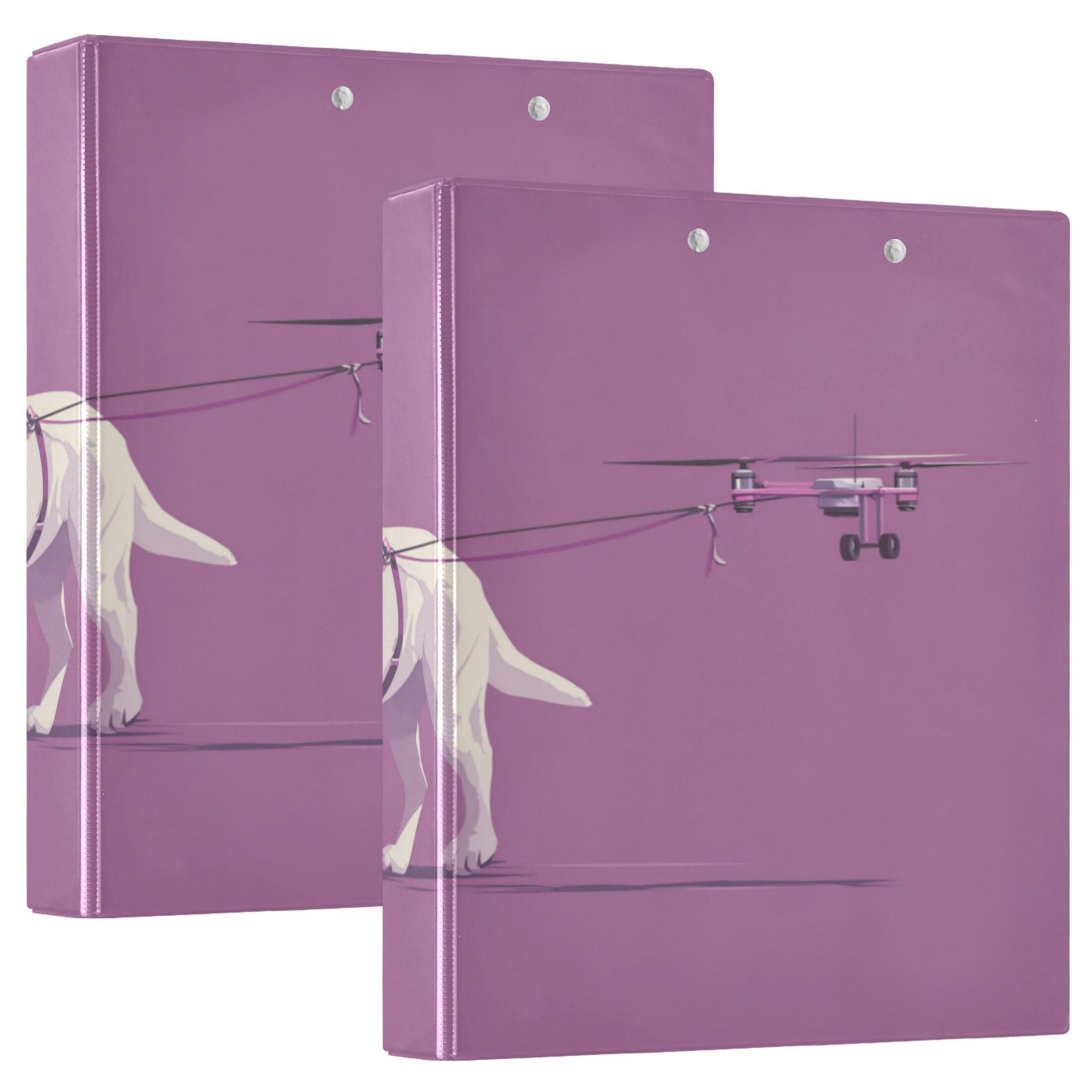 3 Ring Binder 1.5 inch Round Rings with Interior Pockets Binders ...