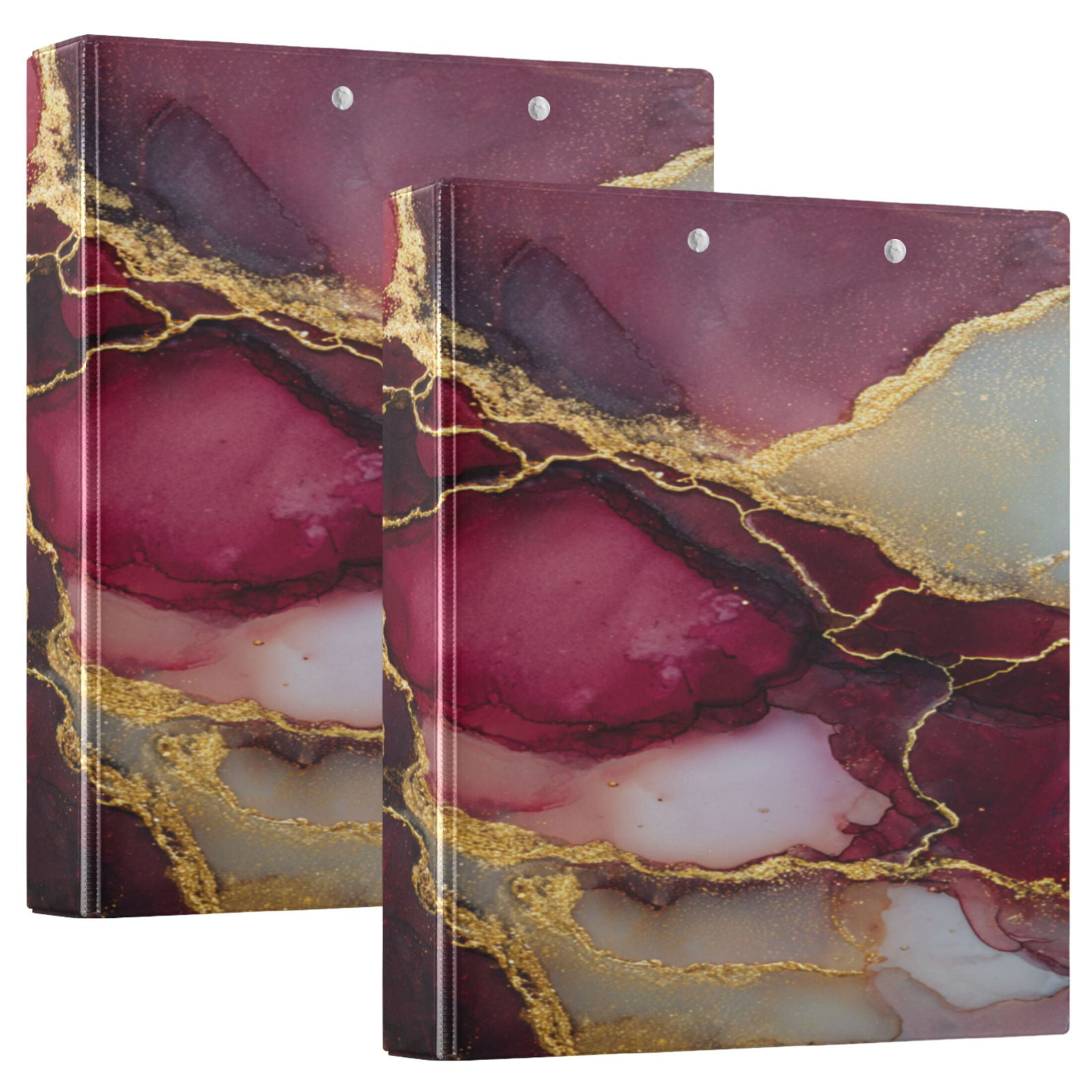 3 Ring Binder 1.5 inch Round Rings with Interior Pockets Binders ...