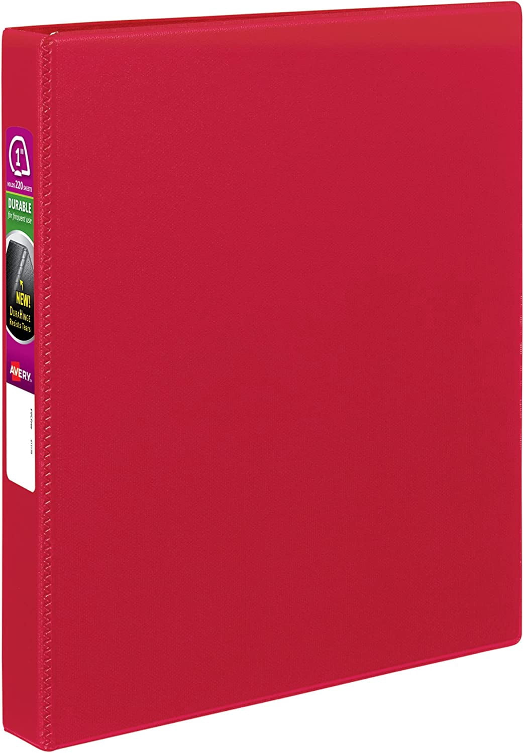 3 Ring Binder, 1" Slant Rings, 1 Red Binder (27201) - Walmart.com