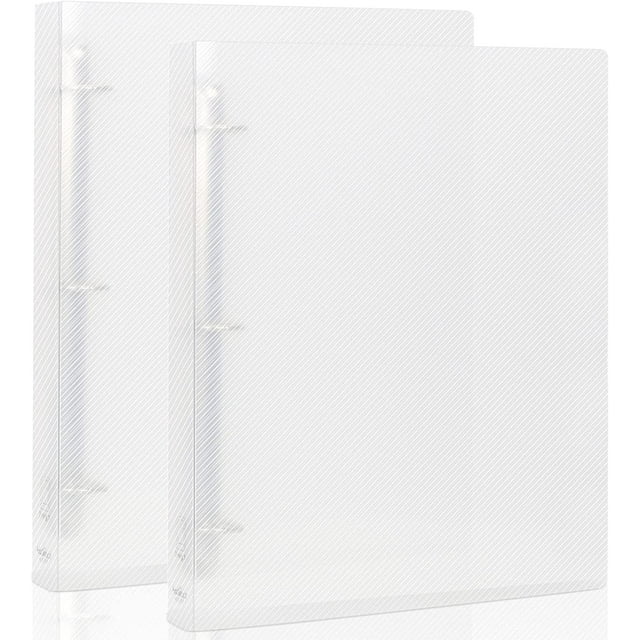 3 Ring Binder, Binder Organizer Holds 8.5'' x 11'' Paper, Large Clear ...