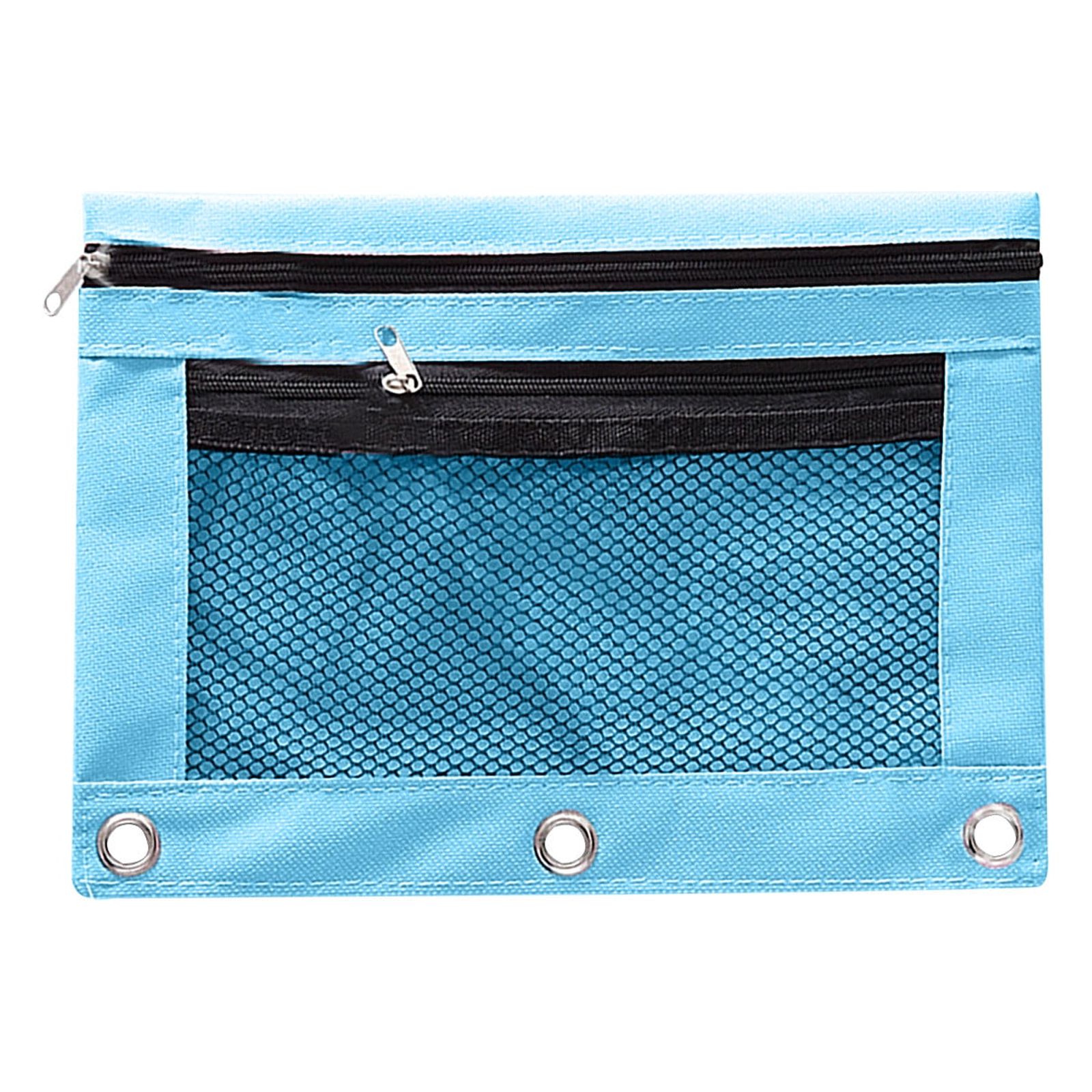 3 Ring Binder Pencil Pouch, Pencil Pouches with Zipper-Pencil Case with ...