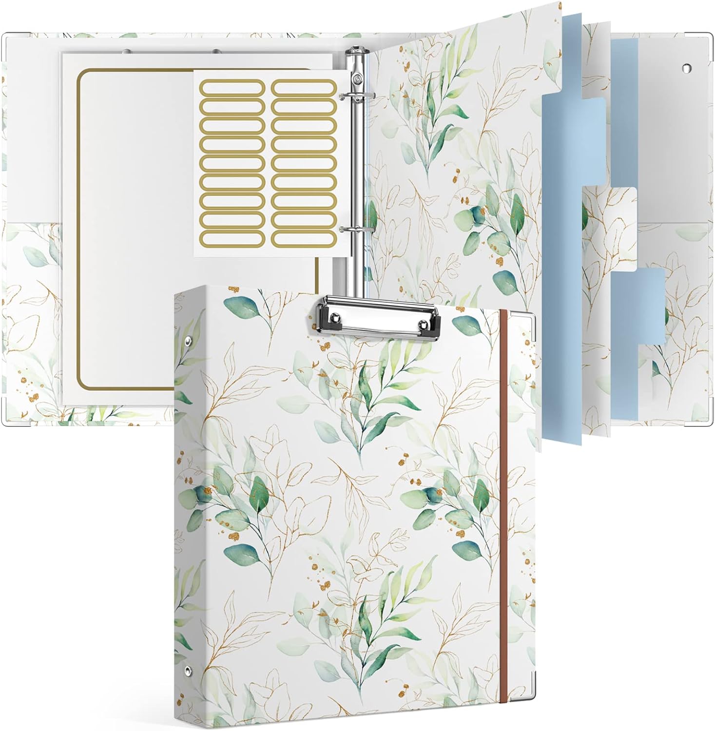 3 Ring Binder with clipboard, 1 inch 8.5 x 11 in Letter Size View ...