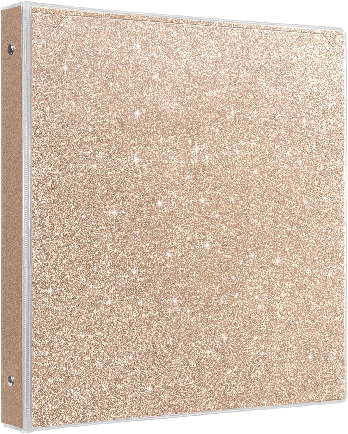 3 Ring Binders 1 Inch Sparkly Binder 1 Inch to Hold 300 Sheets, Fashion ...