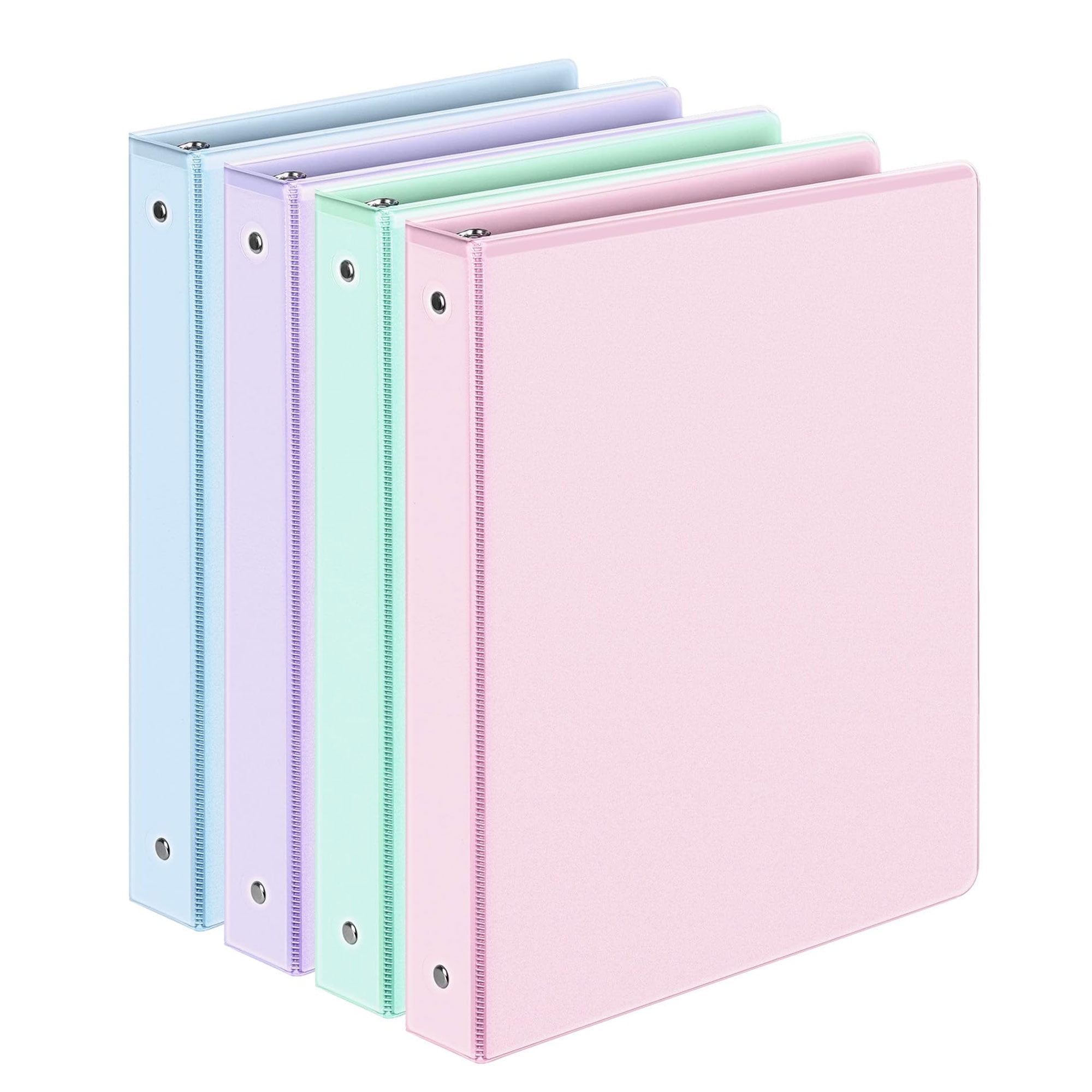 1 inch Binders 3 Ring View Binders Holds 200 Sheets of Letter Size ...