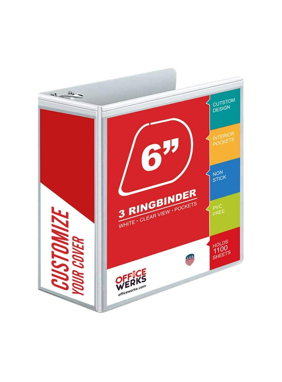 3+ Inch Binders in Binder by Ring Size - Walmart.com