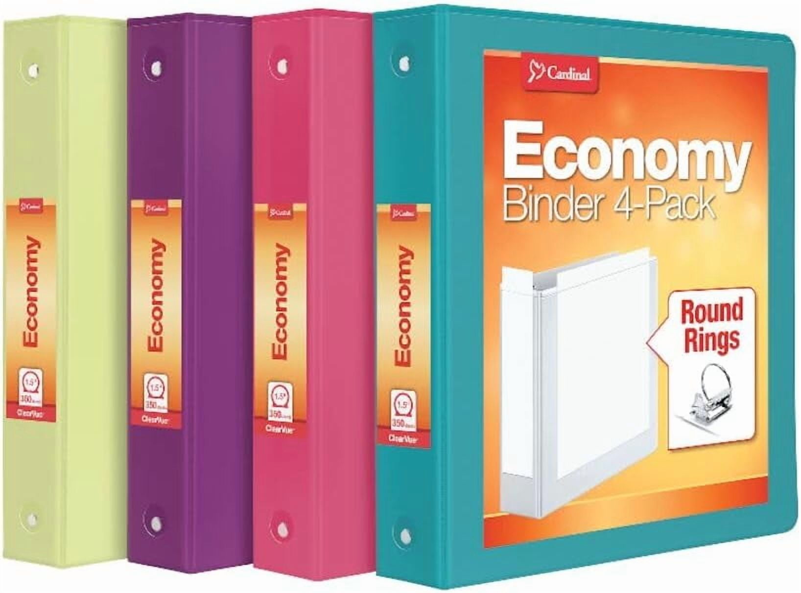 3 Ring Binders, Binders for School and Office, 1.5 Inch, Round Rings ...