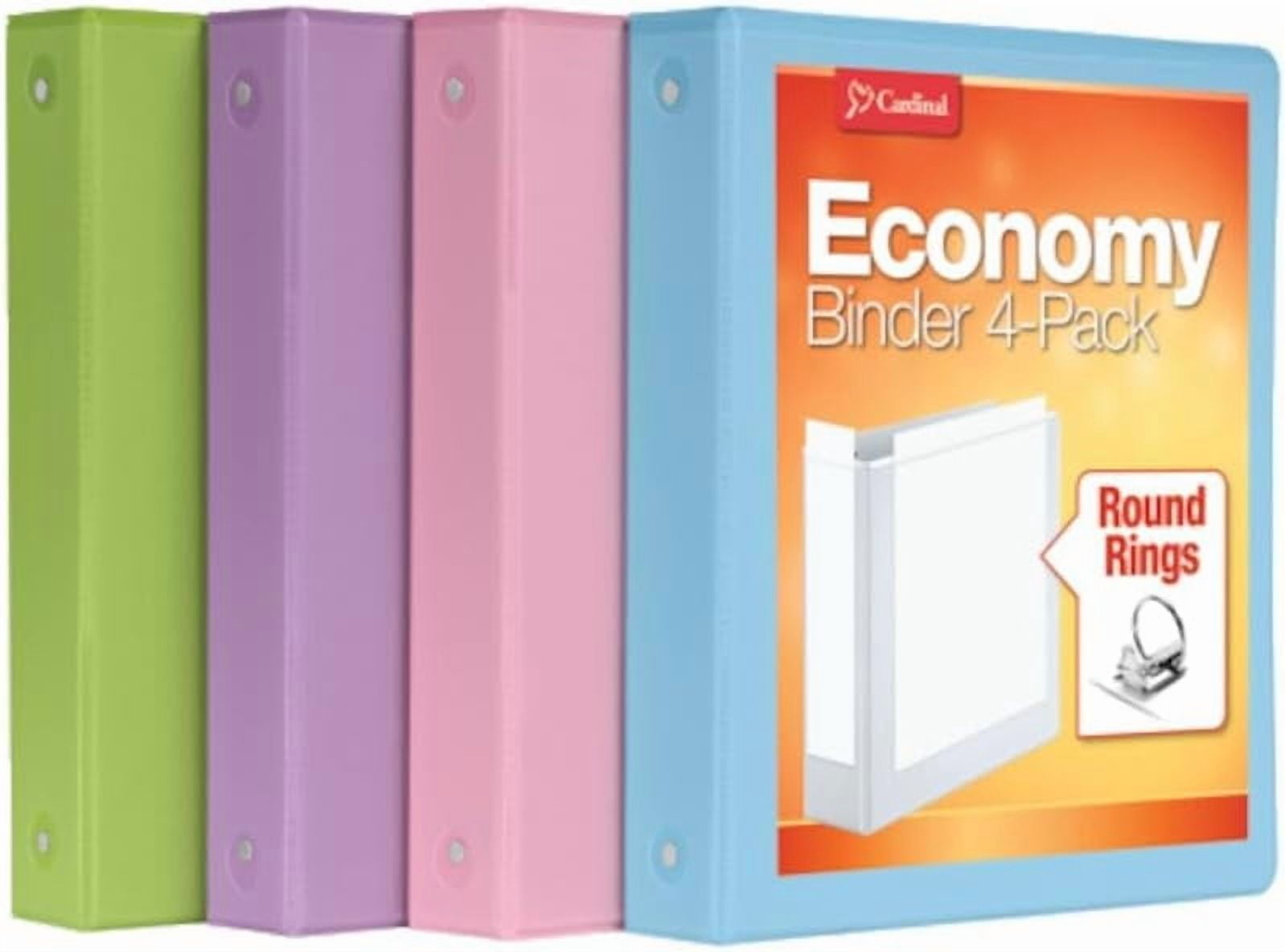 3 Ring Binders, Binders for School and Office, Durable 1.5 Inch, Round ...