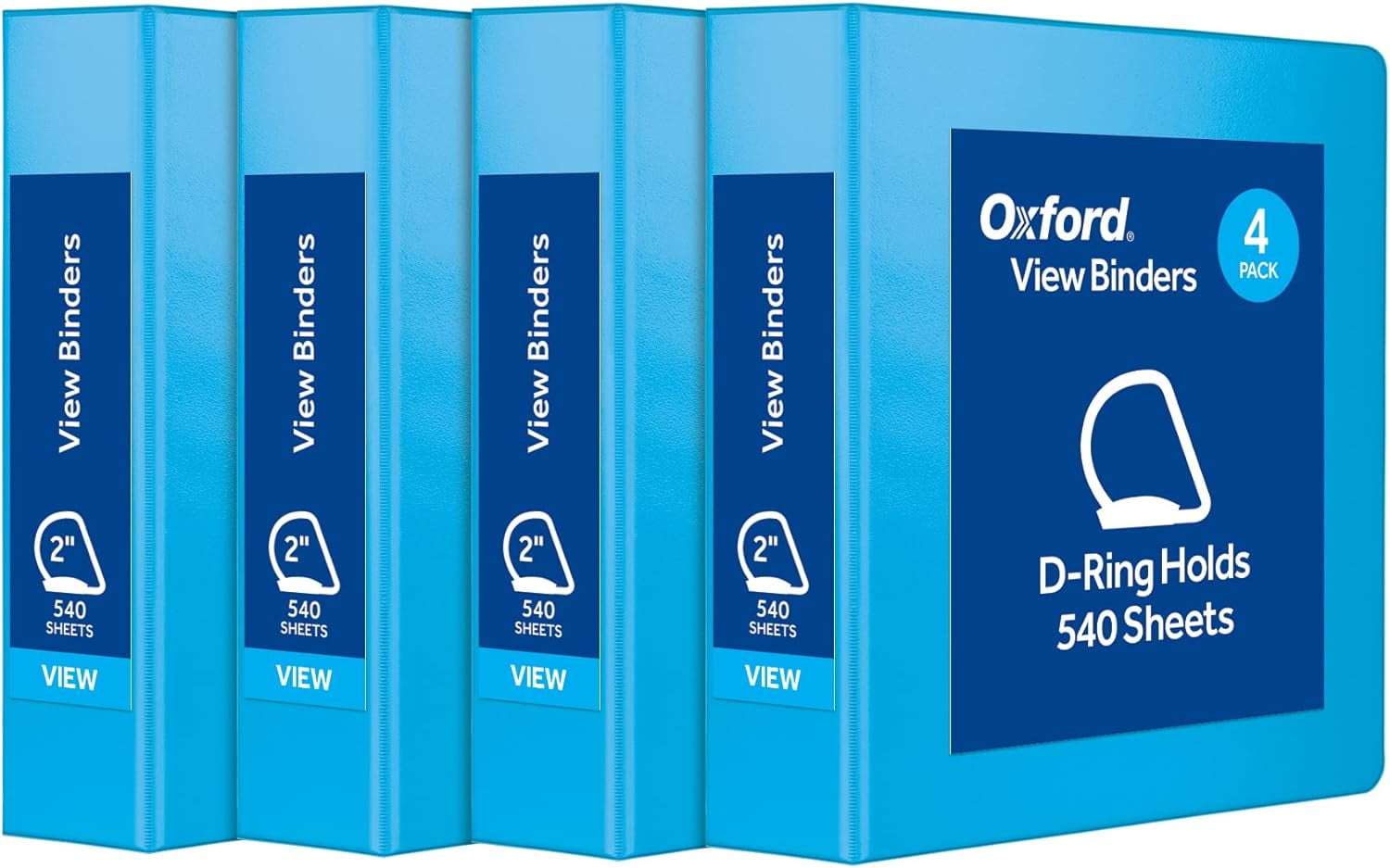 3 Ring Binders, Binders for School and Office, Durable 2 inch D Rings ...