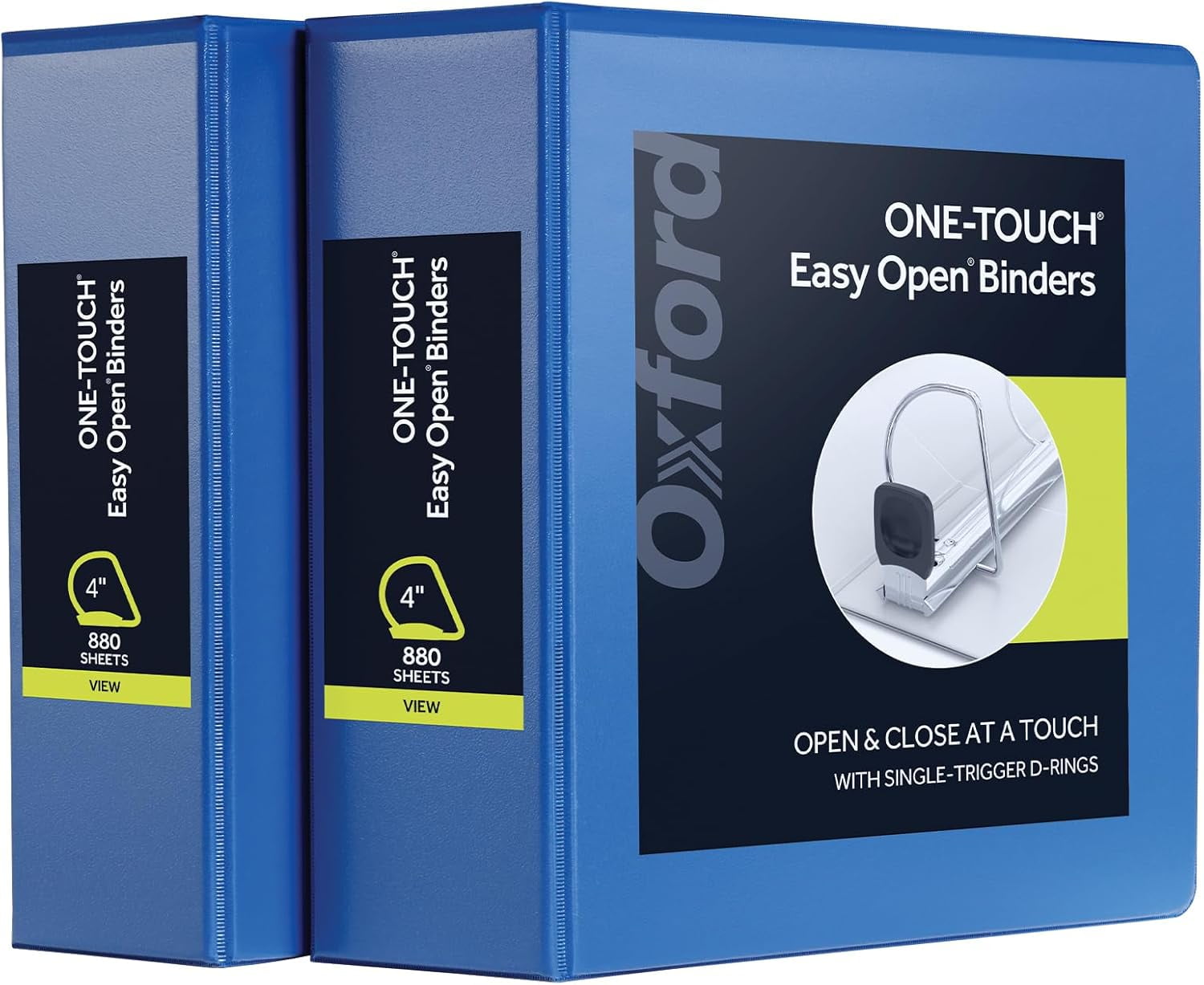 3 Ring Binders, Durable Binders for School and Office, 4 Inch, ONE ...