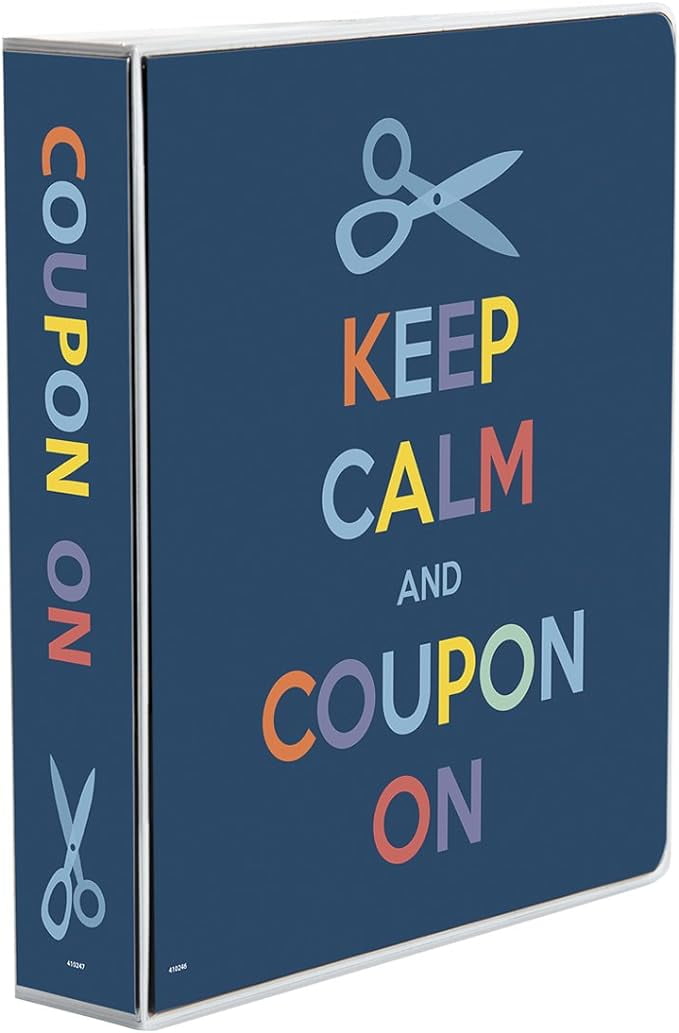 3-Ring Coupon Organizer Binder - Keep Calm - Walmart.com