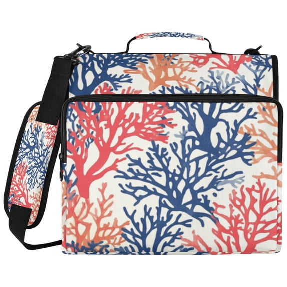 3‑Ring D‑Ring Binder Bag, Water Resistant Nylon Binder Organizer ...