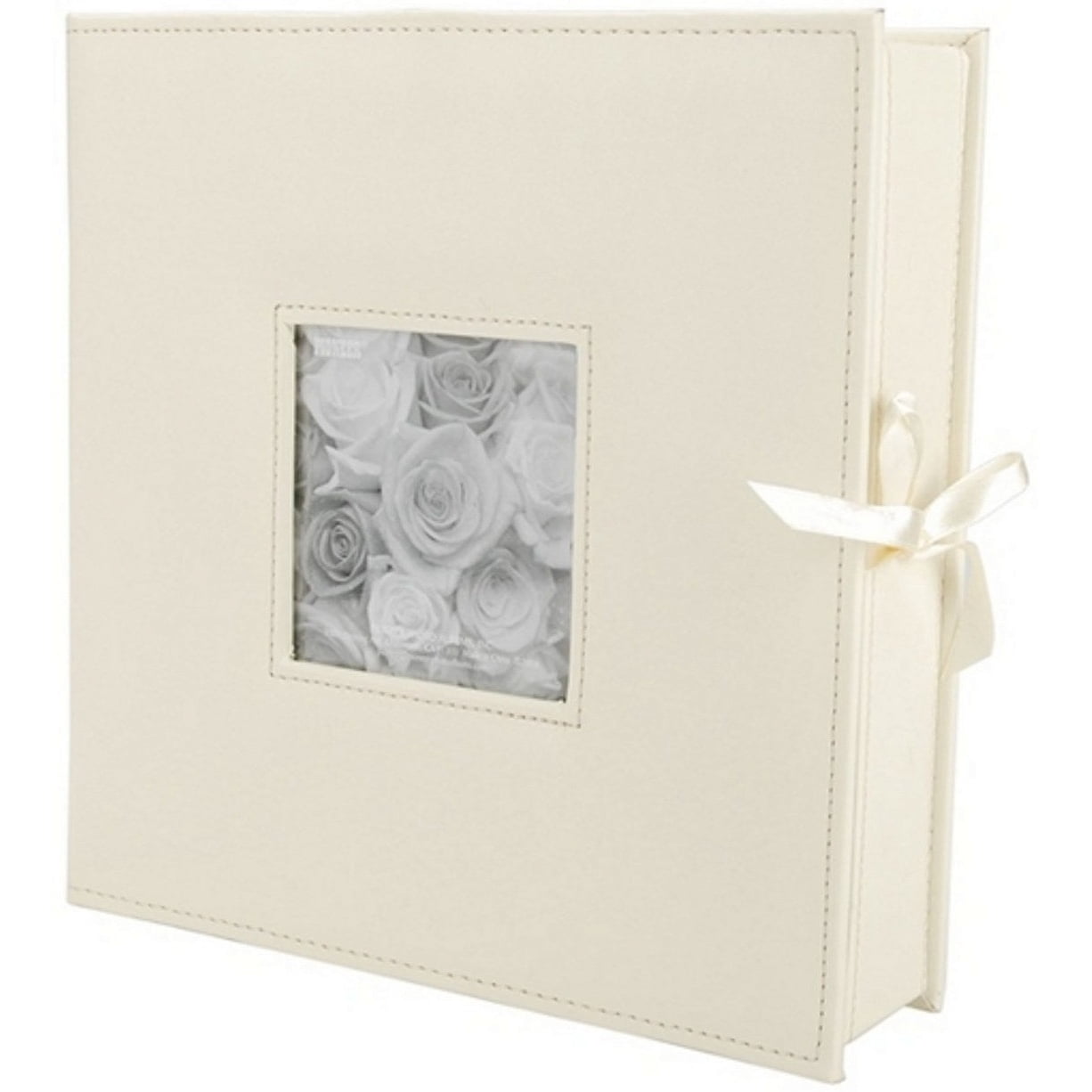 3-Ring Ivory Wedding Photo Album w Box by Pioneer - 4x6 - Walmart.com
