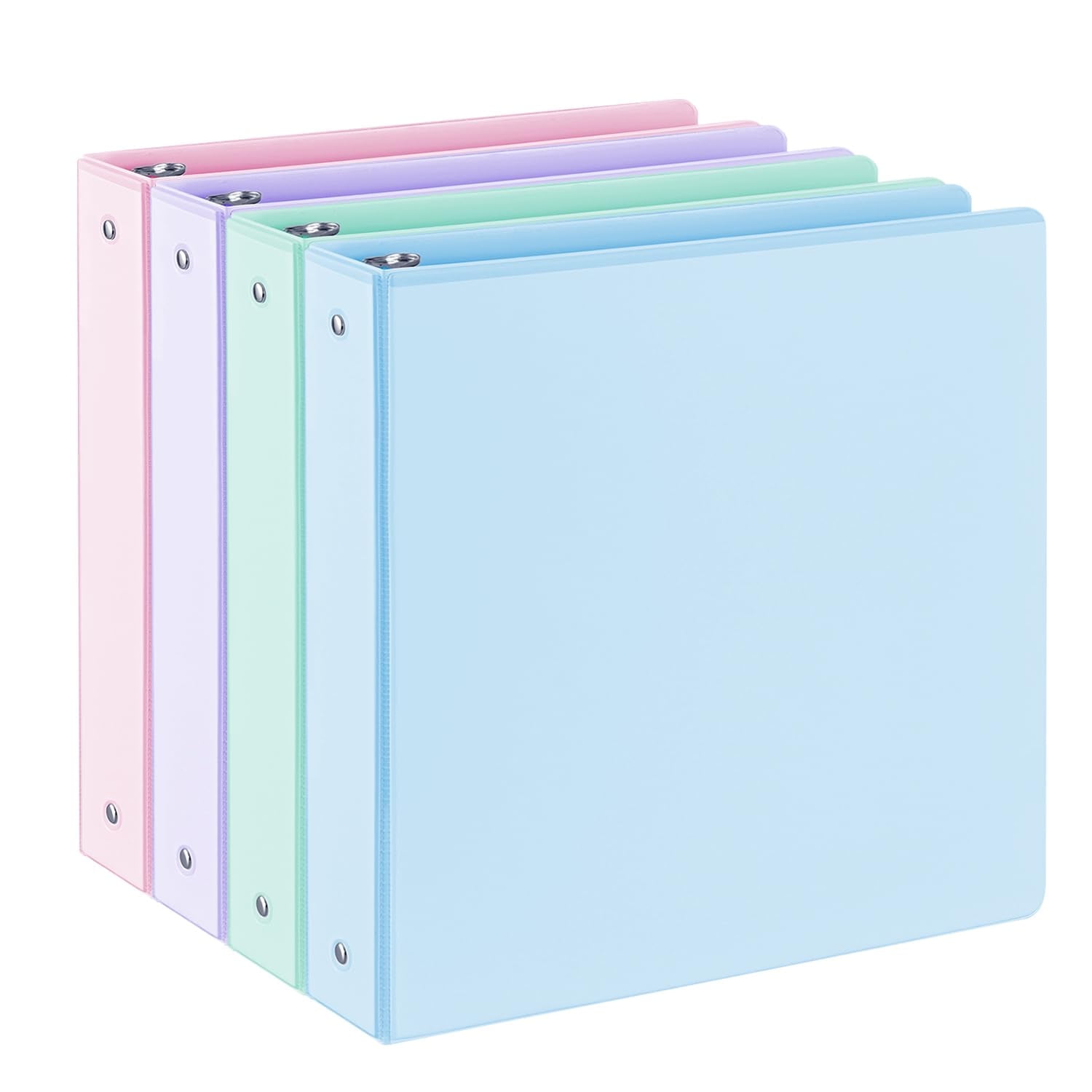3 Ring Notebooks Binders 1.5inch Round Ring View Binder O-ring 3 Ring ...