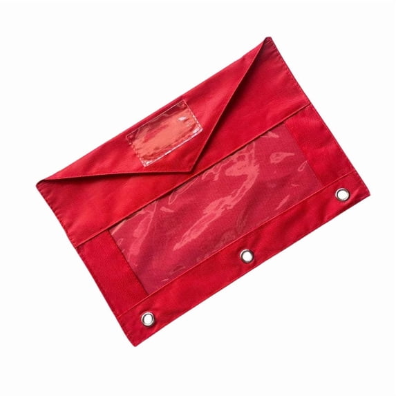 3 Ring Pencil Case, Large Capacity Pen Pouch with 3 Holes, Oxford Cloth ...