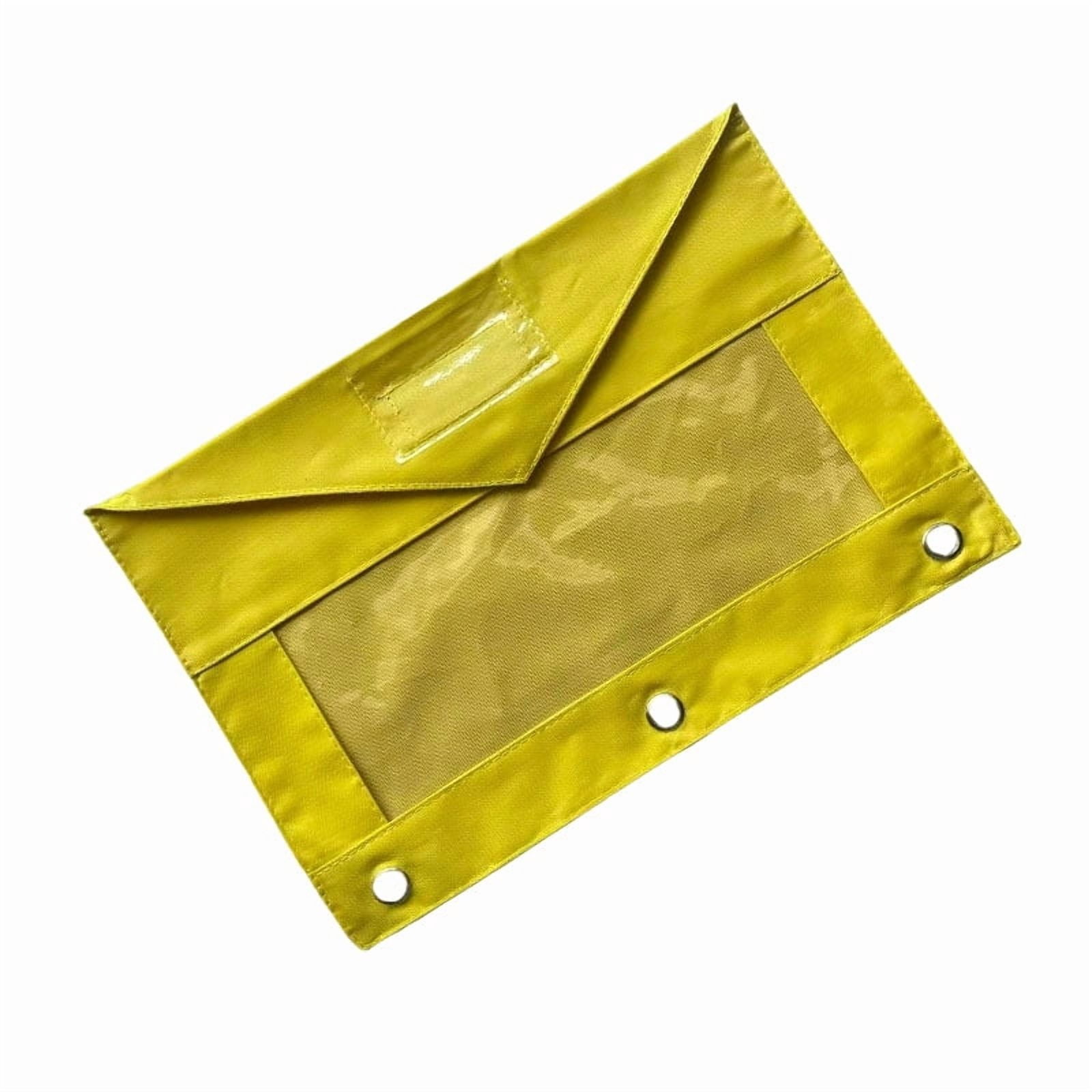 3 Ring Pencil Case, Large Capacity Pen Pouch with 3 Holes, Oxford Cloth ...