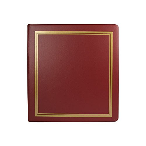 3 Ring Portfolio Binder from Blumberg (Plain-No Lettering, Garnet ...