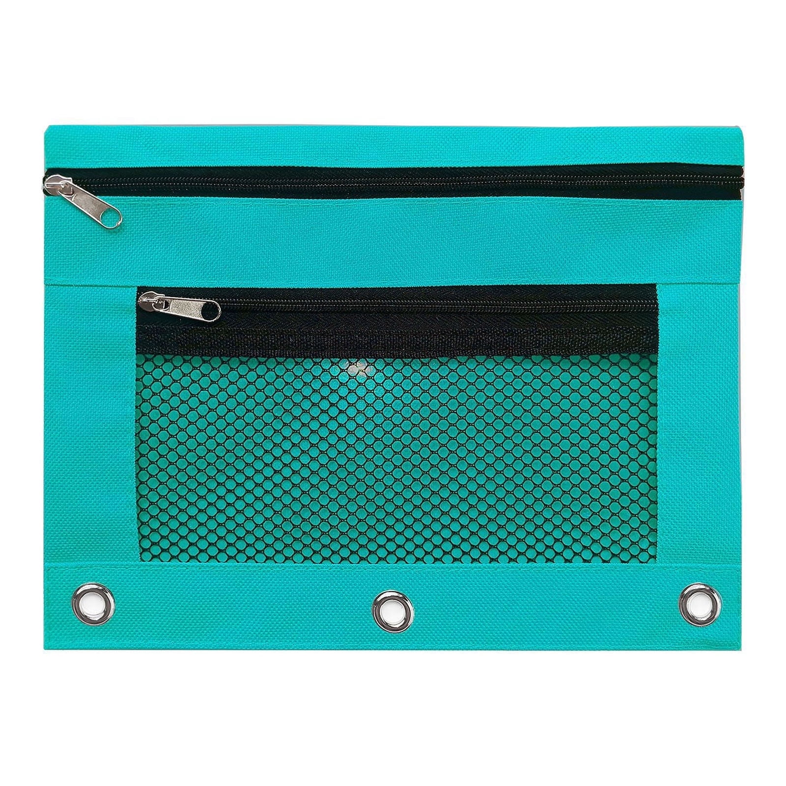 3-Ring Sturdy PVC Pencil Cases, Assorted Colors - Walmart.com