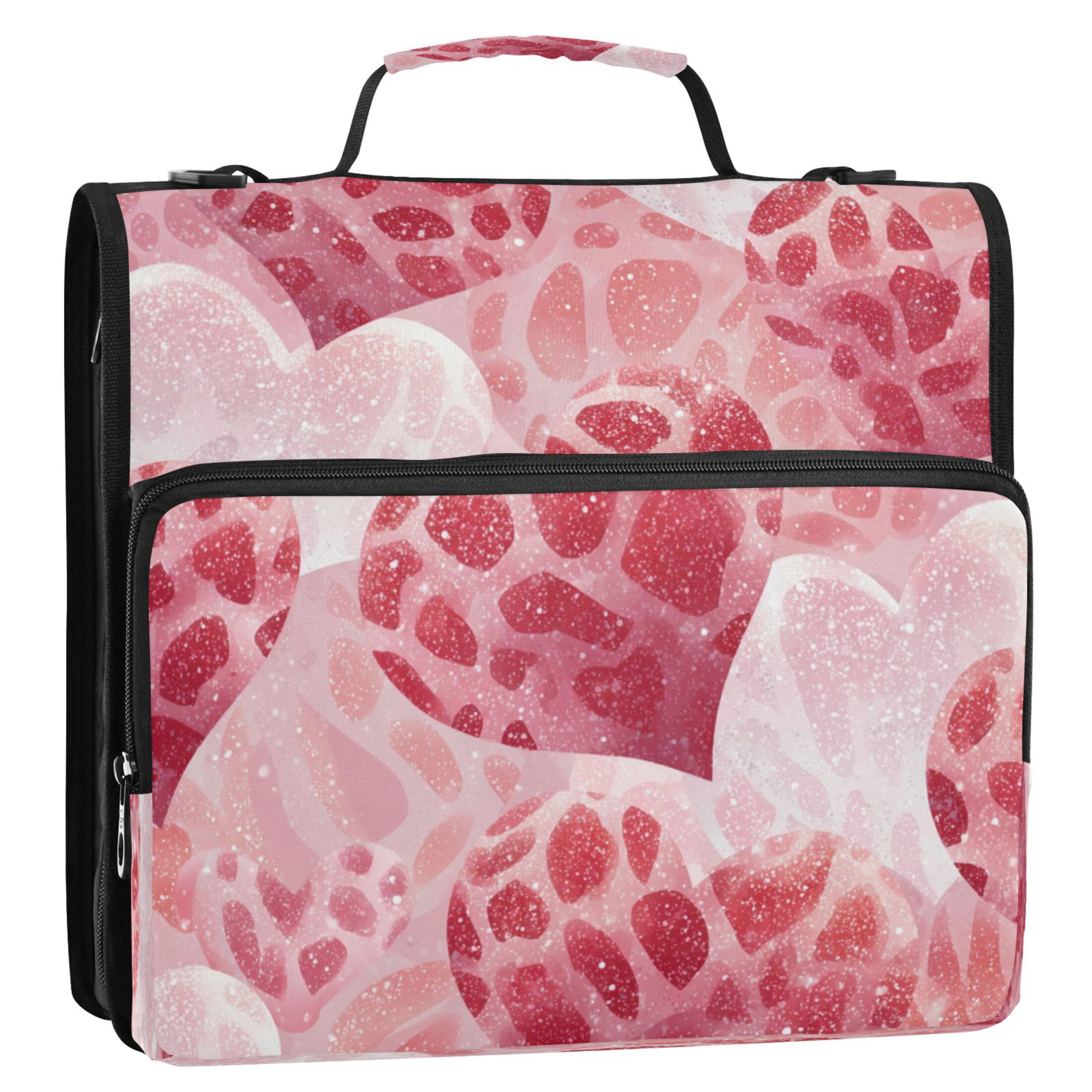 3 Ring Zipper Binder Stationery Organizer for Study Work Home Travel ...