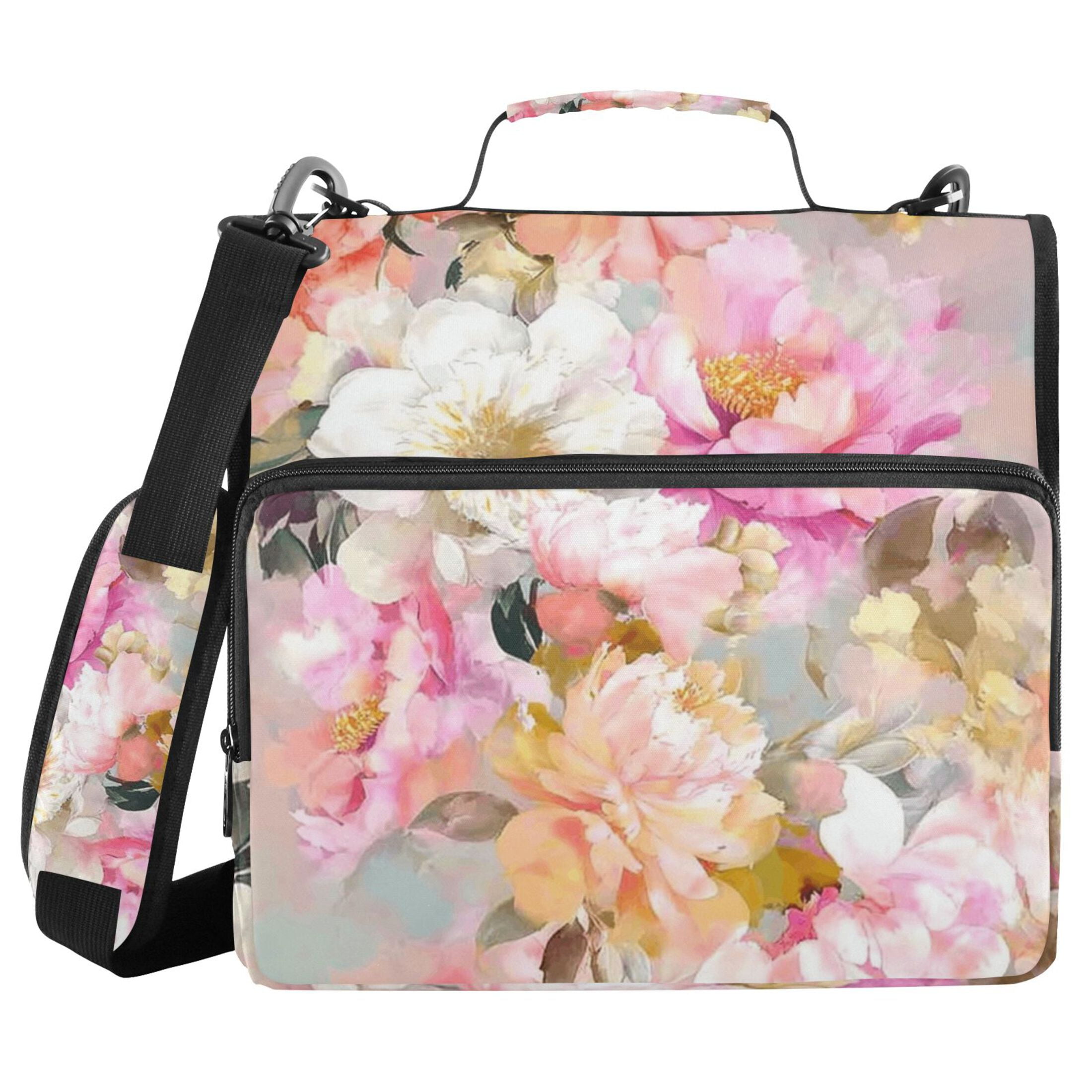 3 Ring Zipper Binder with Shoulder Strap Waterproof Trapper Keeper 1.5 ...